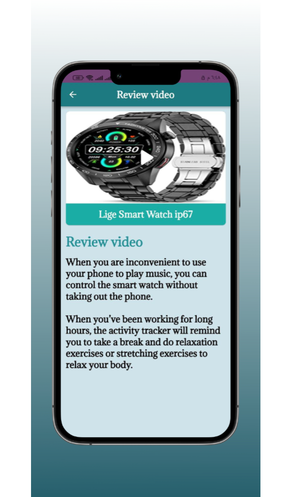 Lige Smart Watch ip67 guide - App on Amazon Appstore