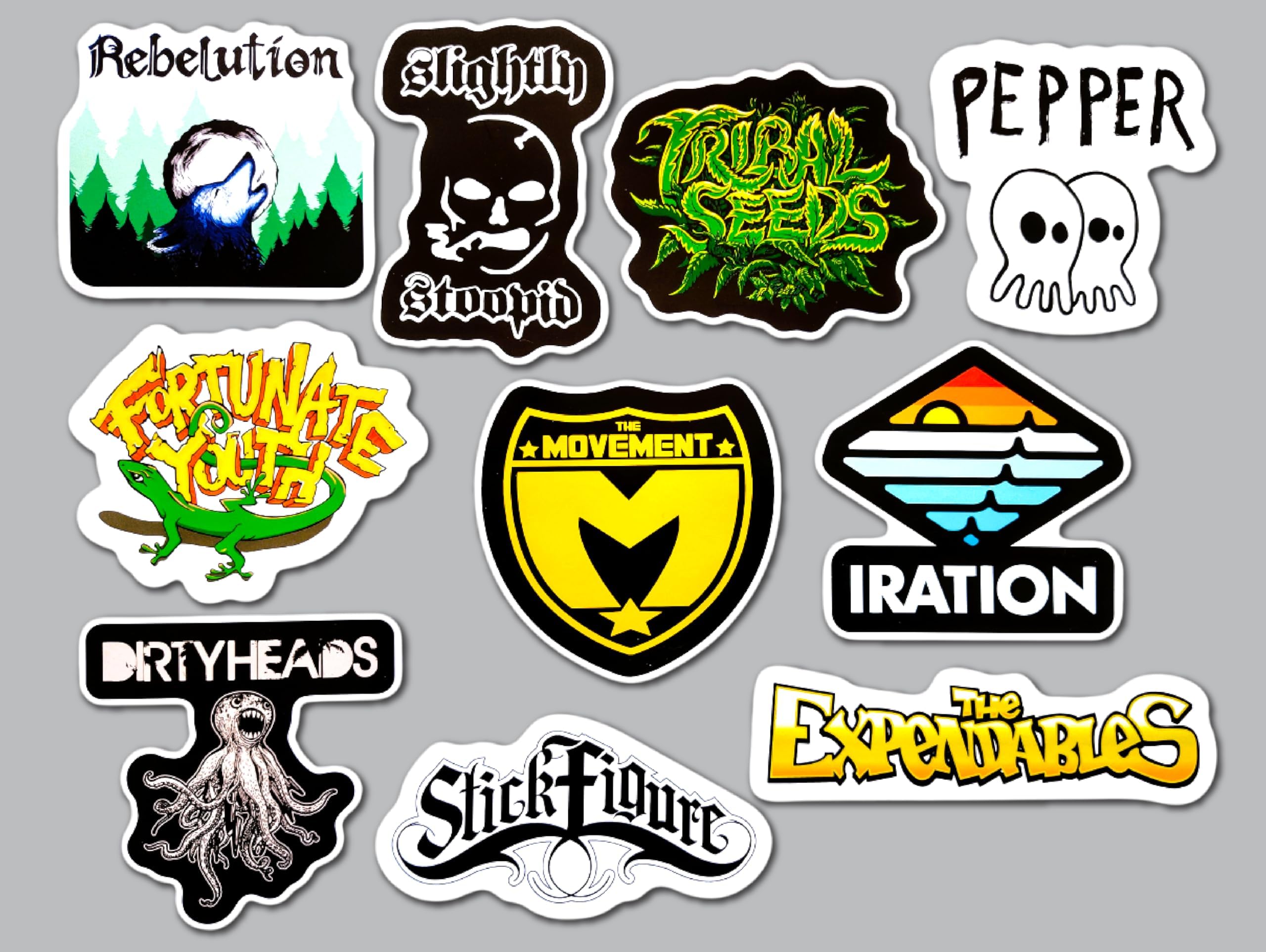 Amazon.com: Modern Reggae Sticker Pack (10 Stickers) Set 1 chillwave ...