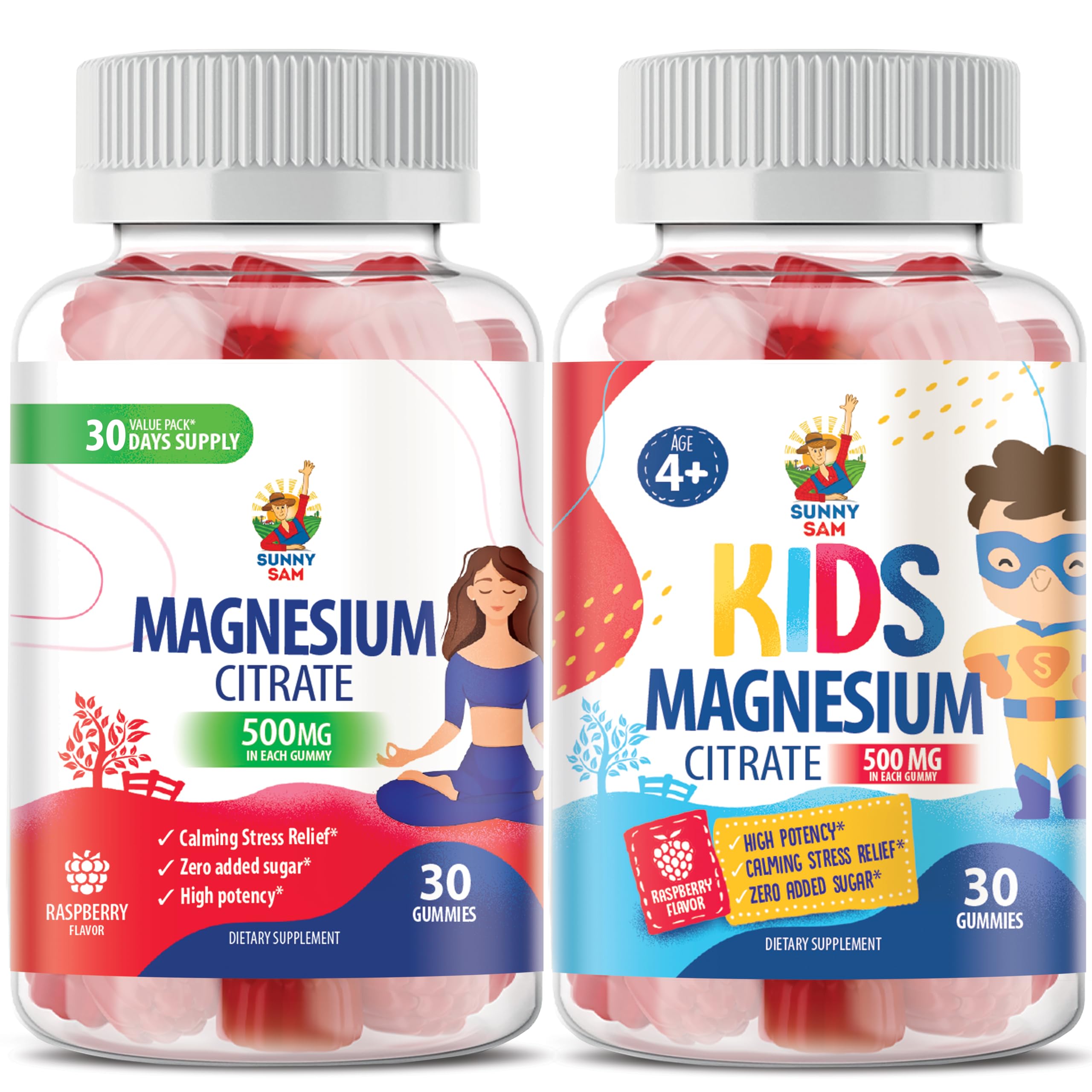 Amazon.com: Magnesium Gummies for Kids - 500mg and Magnesium Gummies ...