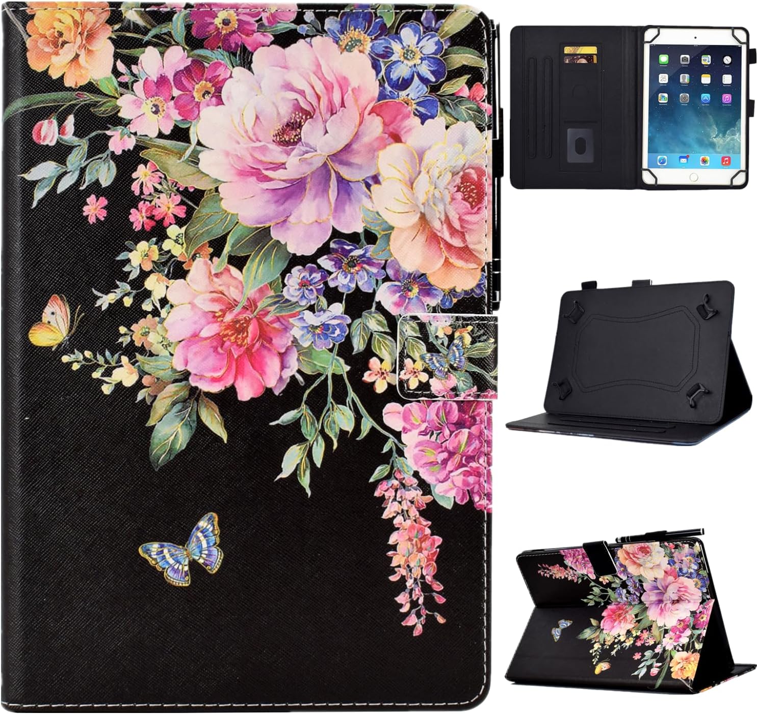 Amazon.com: KEROM Universal 10 Inch Tablet Case, Universal 10.1 Inch ...