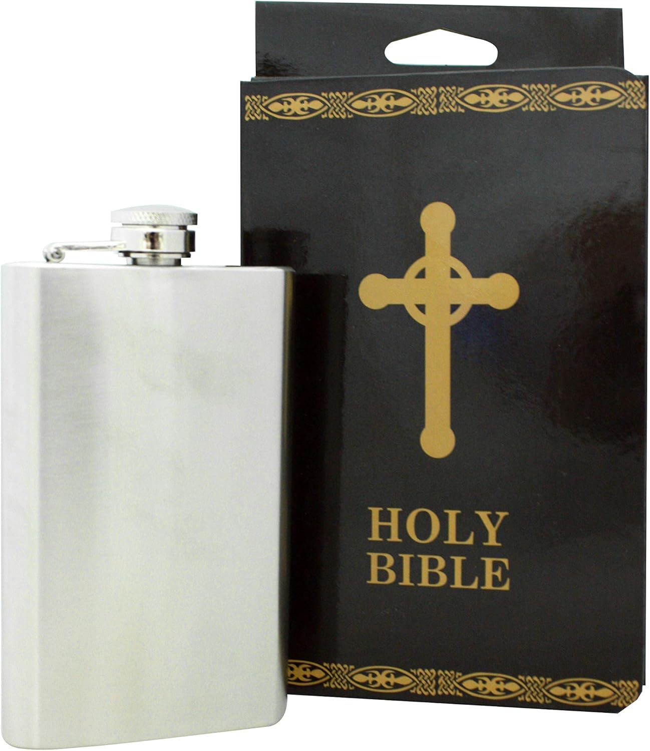 Amazon.com | Holy Bible 4 oz Flask: Secret Compartment: Alcohol And ...