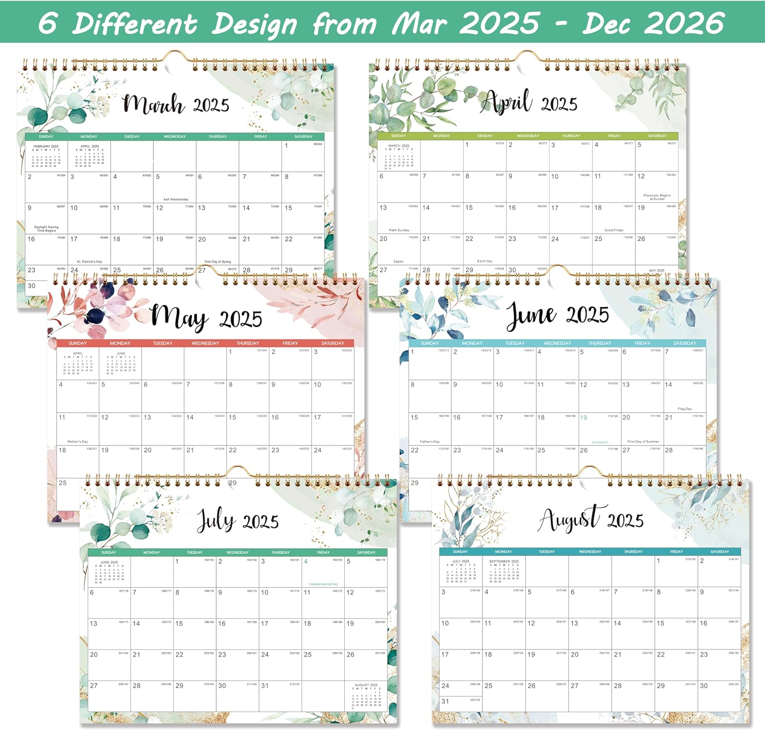 2025-2026 Calendar - Wall Calendar 2025-2026 from Australia | Ubuy