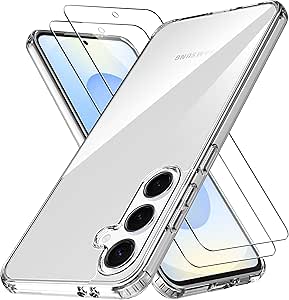 Amazon.com: Anoowkoa Designed for Samsung Galaxy S25 Case: Anti Yellowing Clear Phone Case with ...