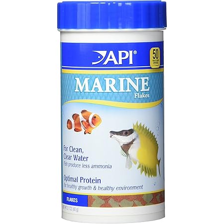 Amazon.com : API MARINE FLAKES Fish Food 2.1-Ounce Container : Pet Food ...
