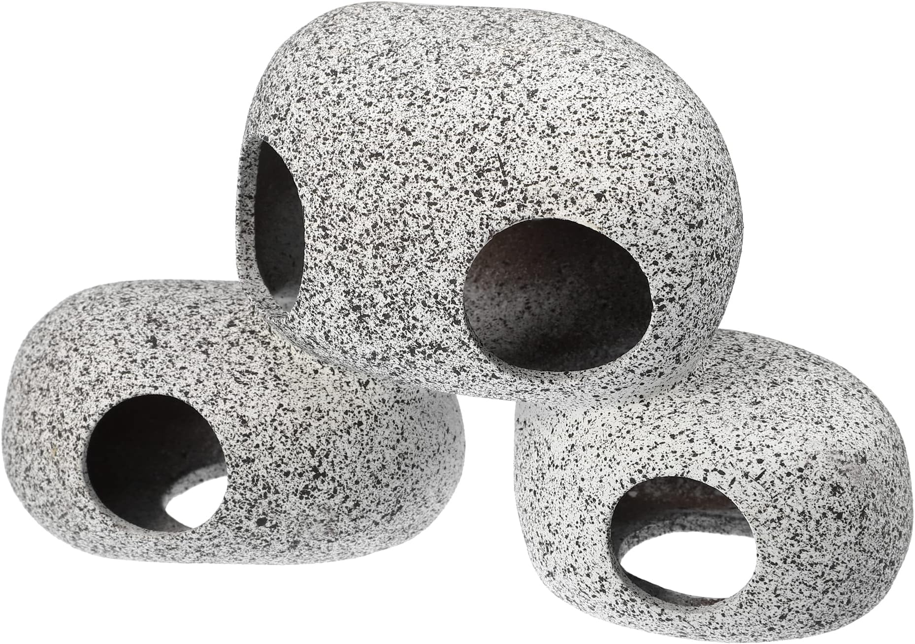 SpringSmart Aquarium Hideaway Rocks for Aquatic Pets to Breed, Play and ...