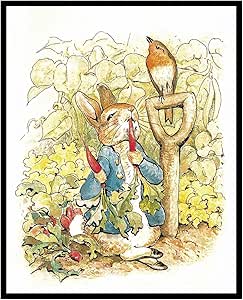 Amazon.com: Poster Master Vintage Peter Rabbit Poster - Retro Story ...