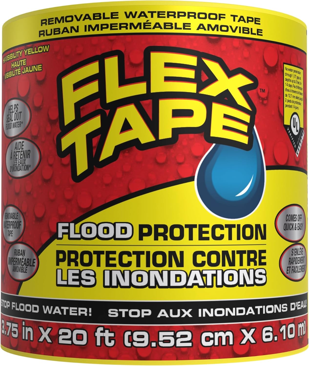 Flex Seal Removable Flood Protection Waterproof Tape 20ft