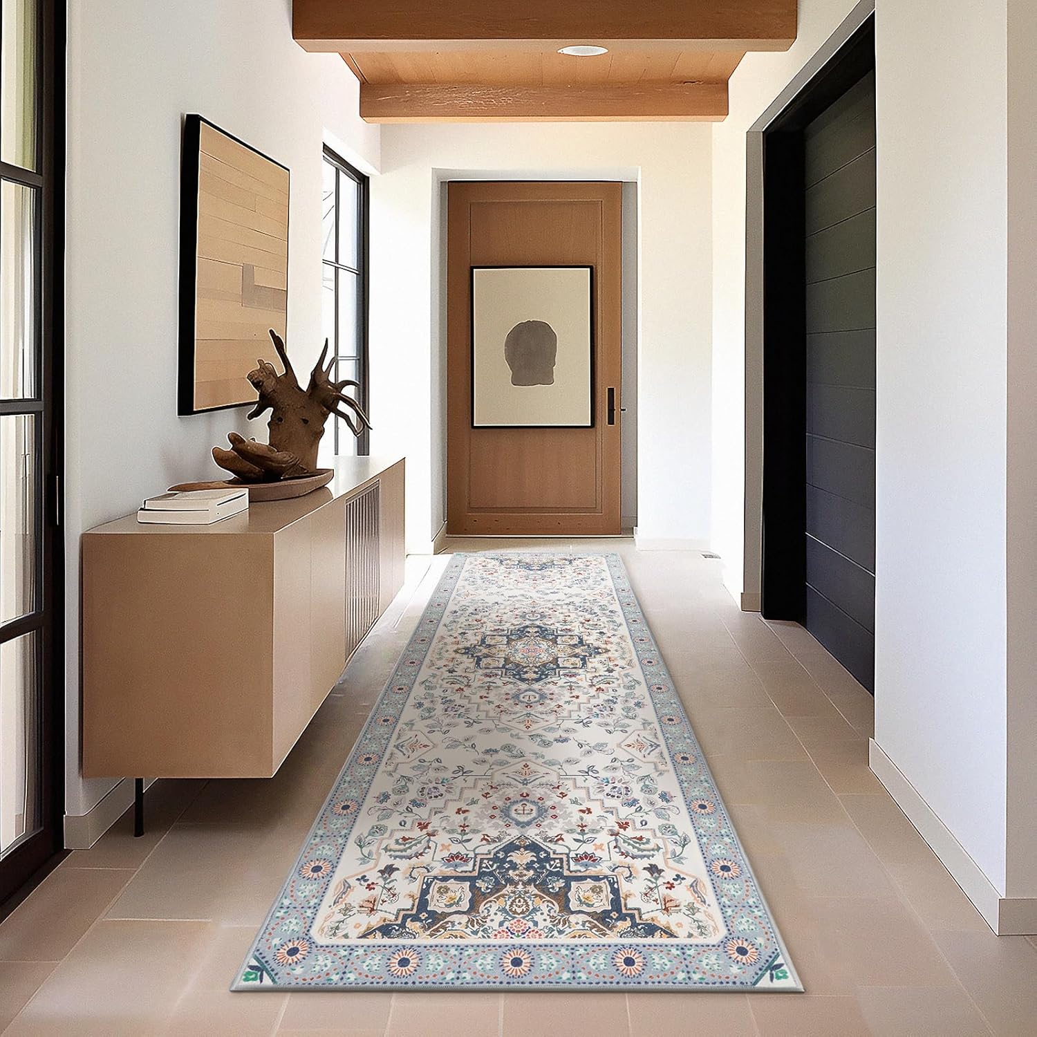Amazon.com: Phantoscope Washable Runner Rug 2'x10' Non-Slip, Vintage ...