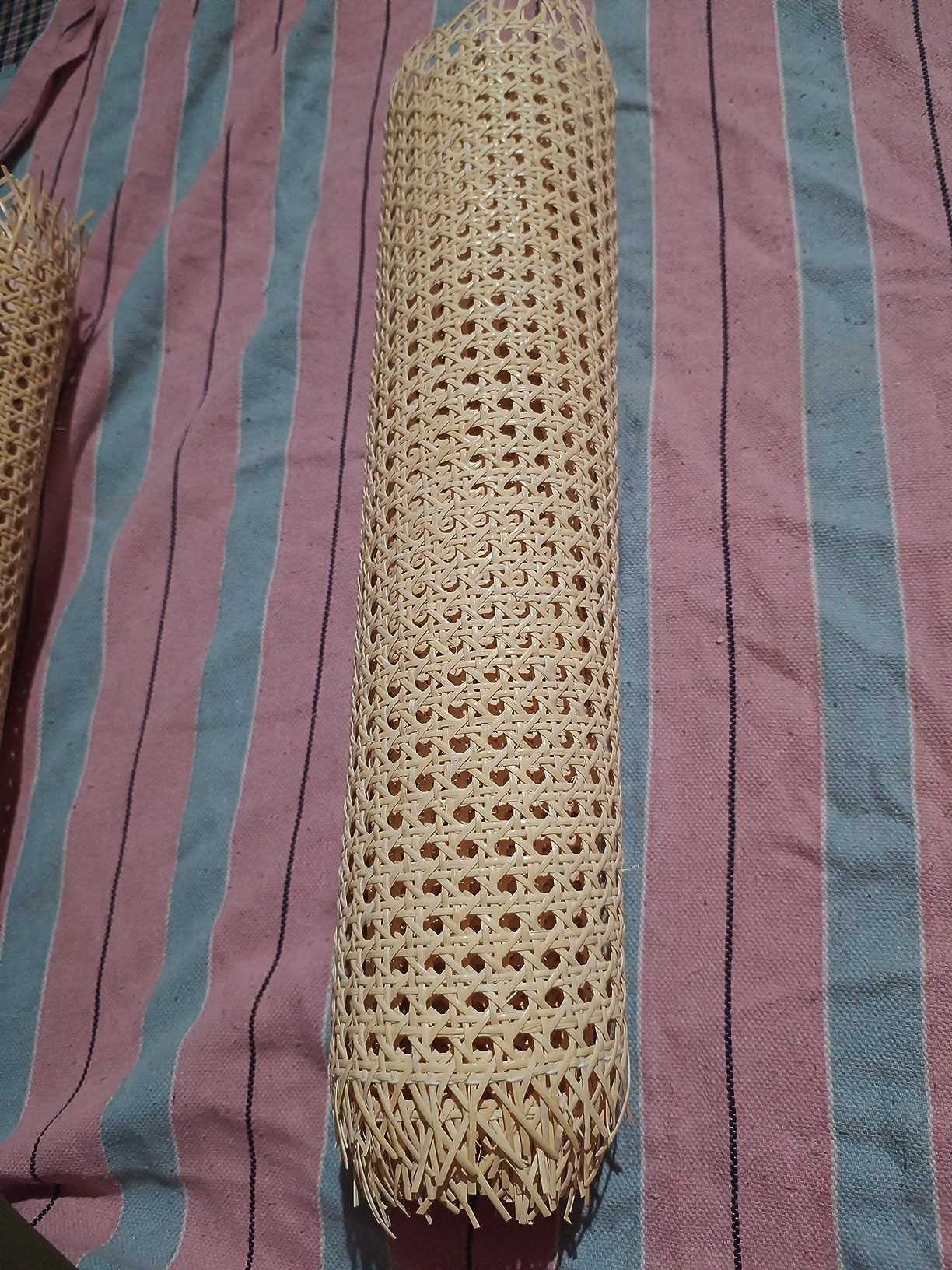 MR Rattan Cane Webbing Weaving Natural Rattan Cane Mesh Roll Home ...