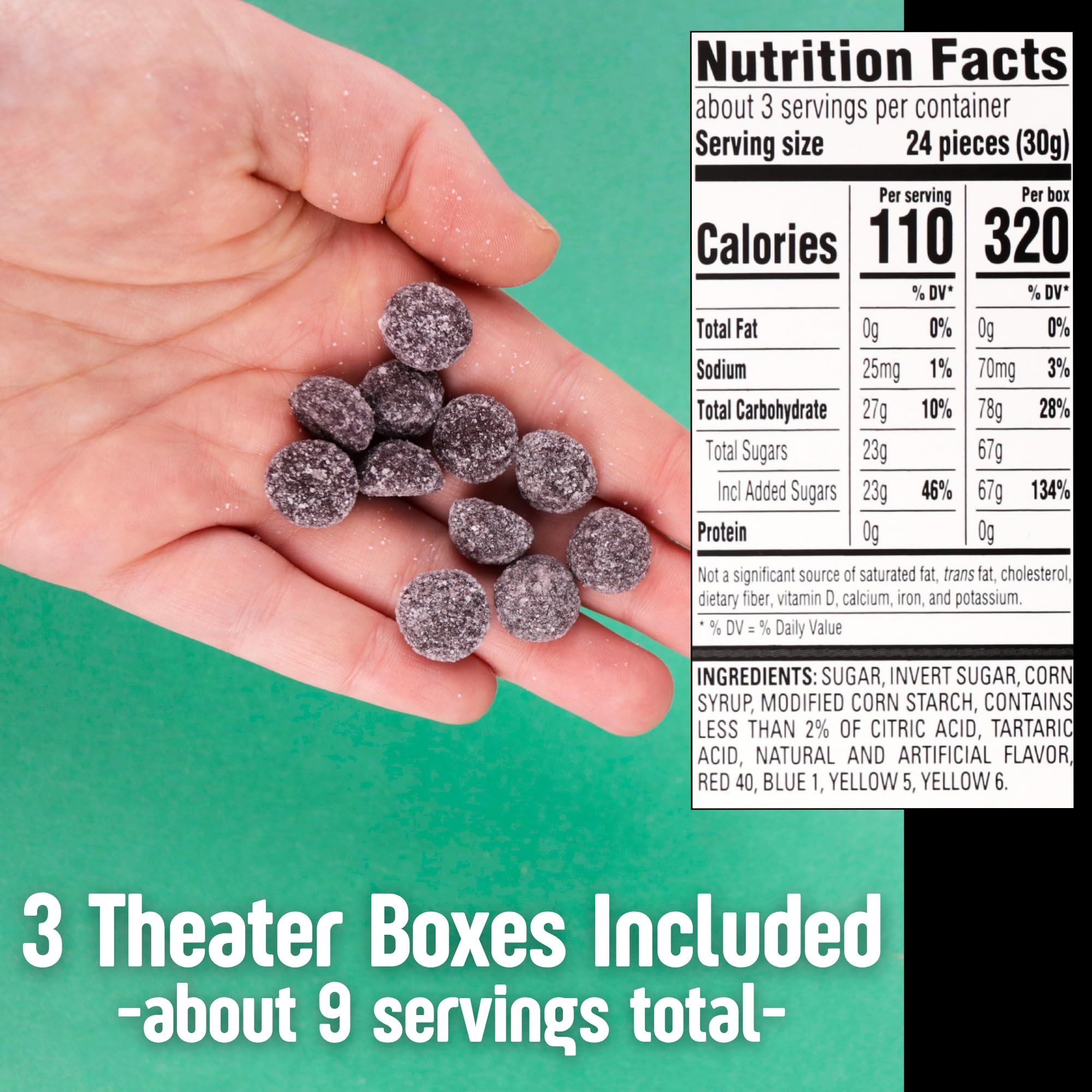 Snapklik.com : Holiday Sour Patch Kids Coal Theatre Box, Shareable Size ...