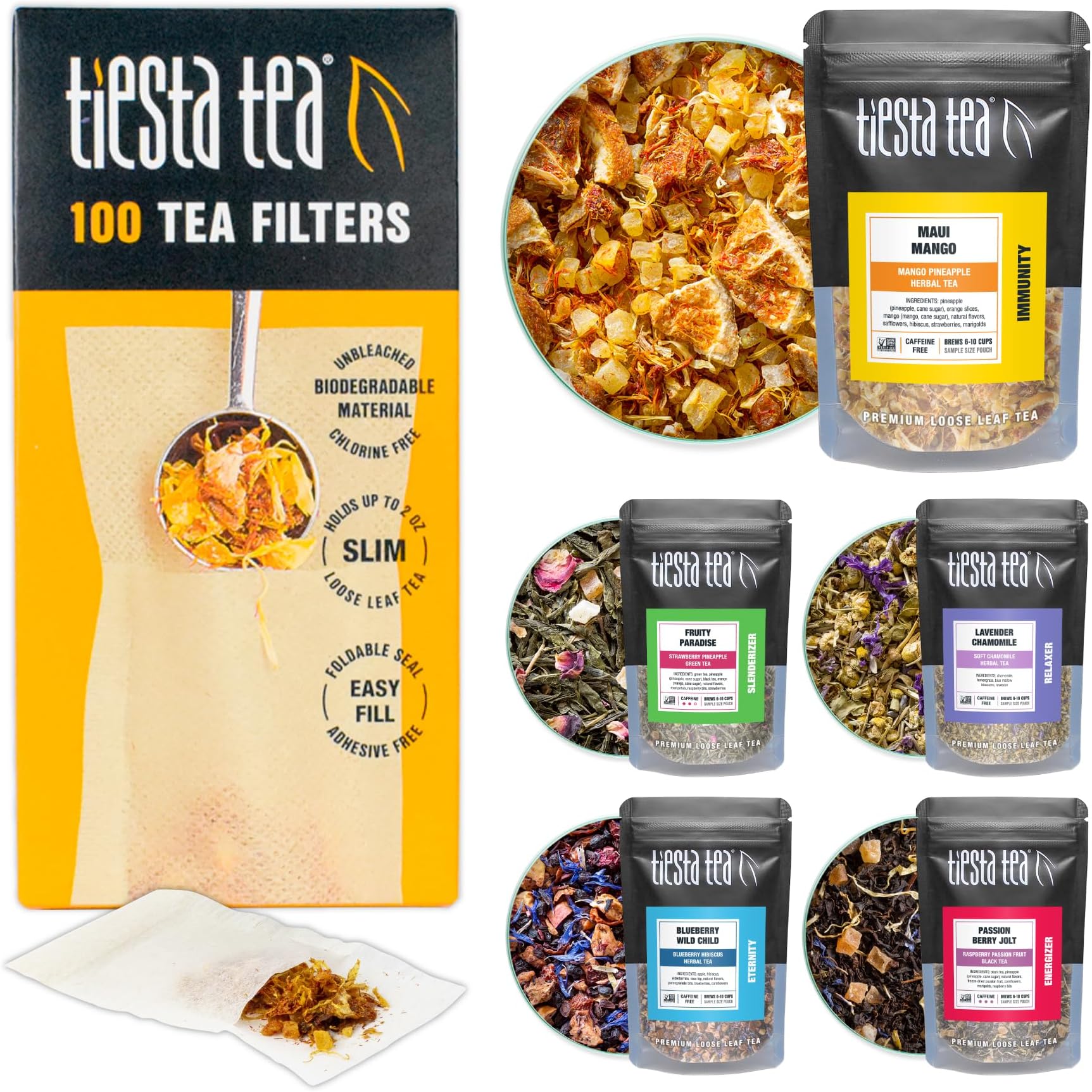 Amazon.com: Tiesta Tea - Loose Leaf Starter Kit | Premium Starter Kit ...