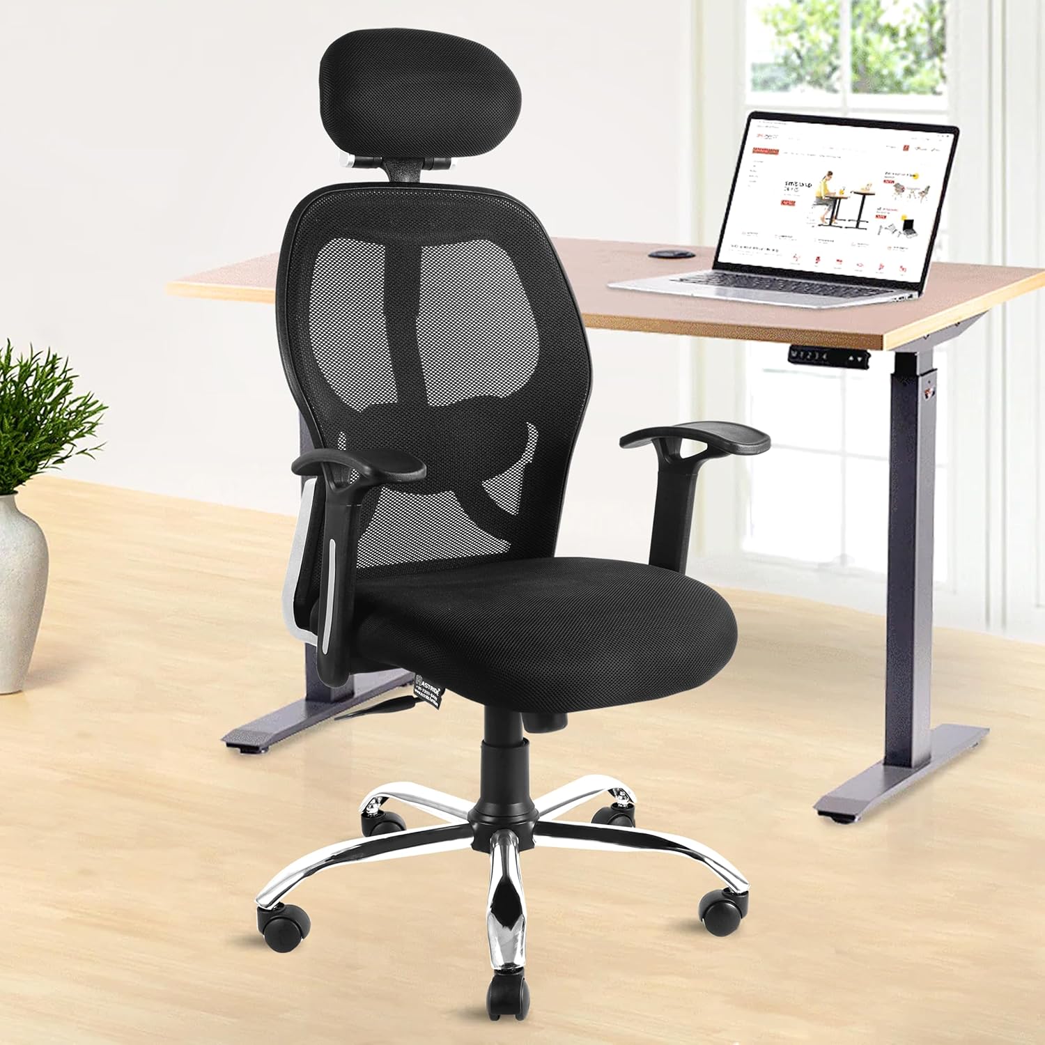 ASTRIDE Fitwell High Back Ergonomic Office Chair for Work from Home ...