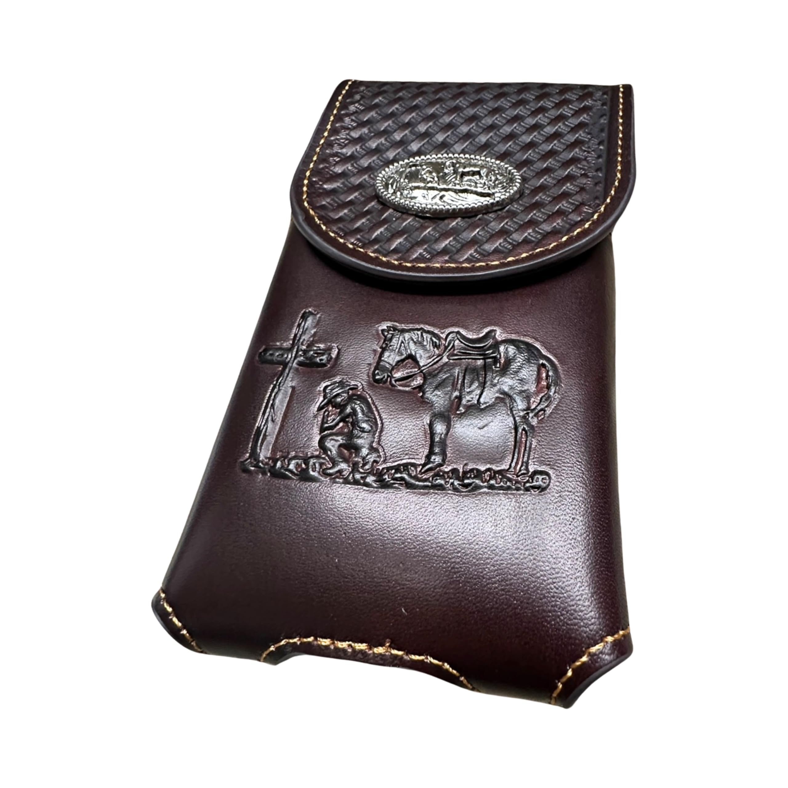 Amazon.com: Western Stakes Western Leather Phone Belt Holster Cell ...