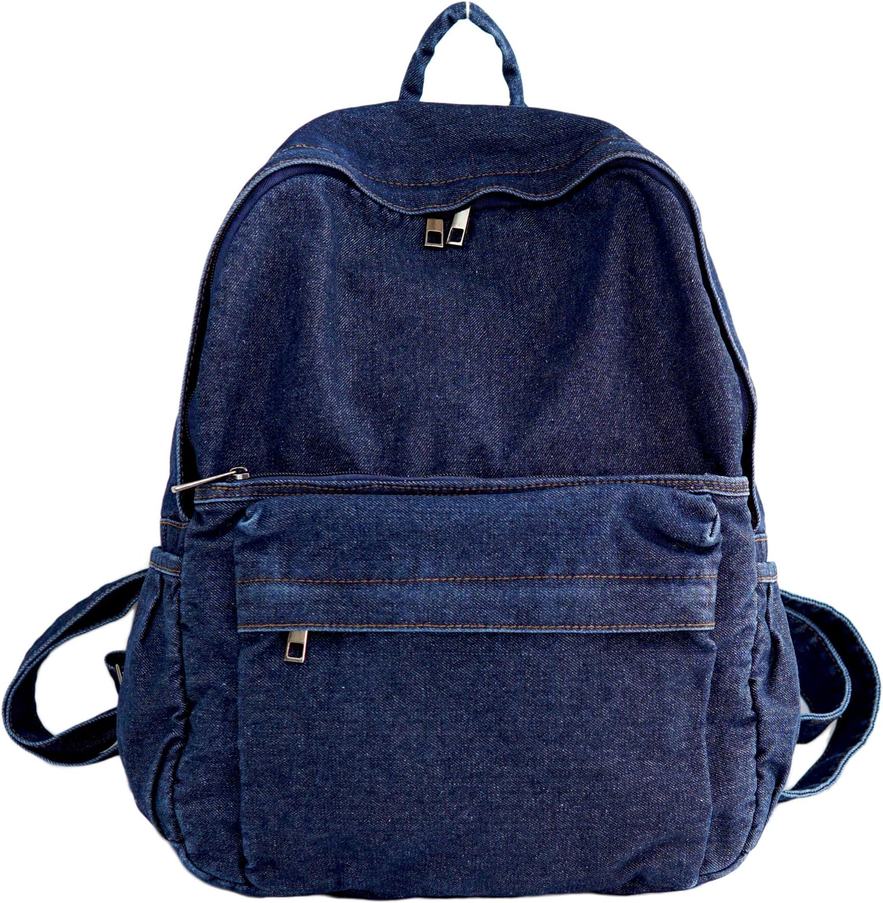Amazon.com | zijie Denim Backpack for girls, women Classic Retro ...