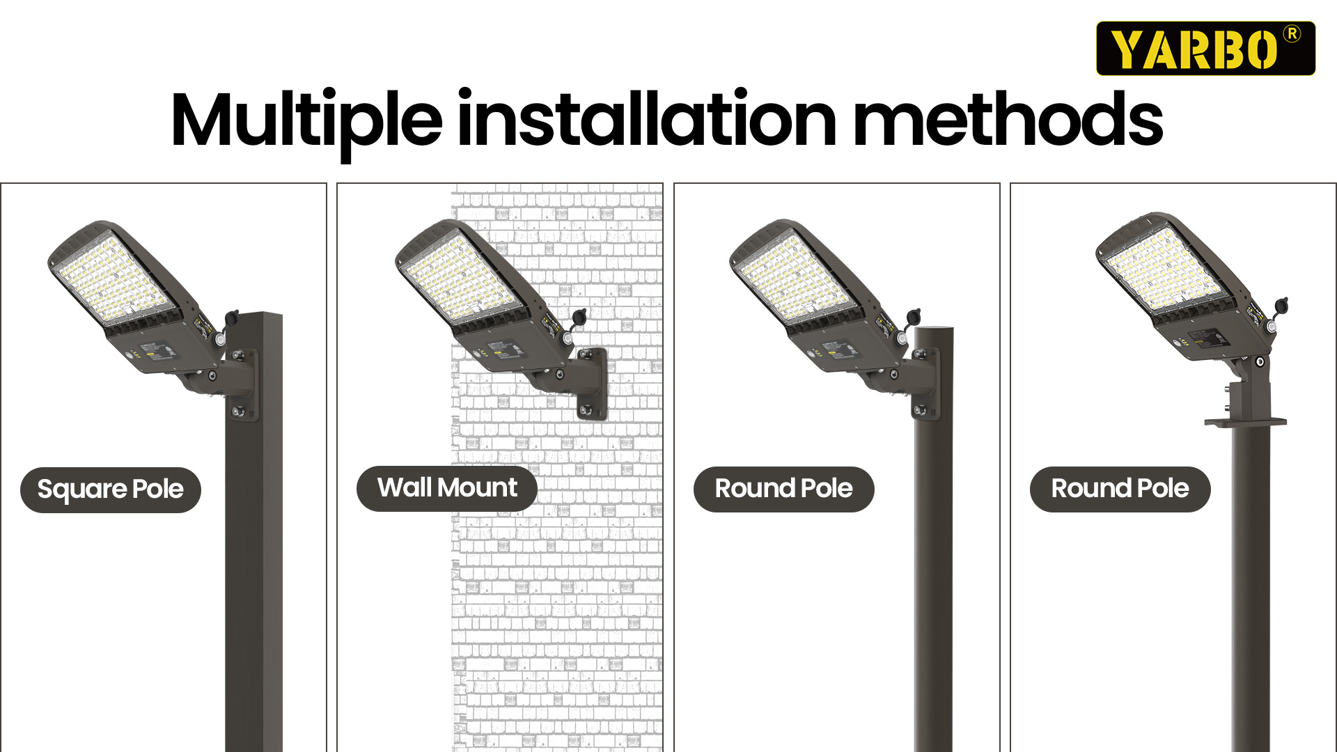 Watch Easy to Install YARBO LED Parking Lot light with Arm Mount on ...