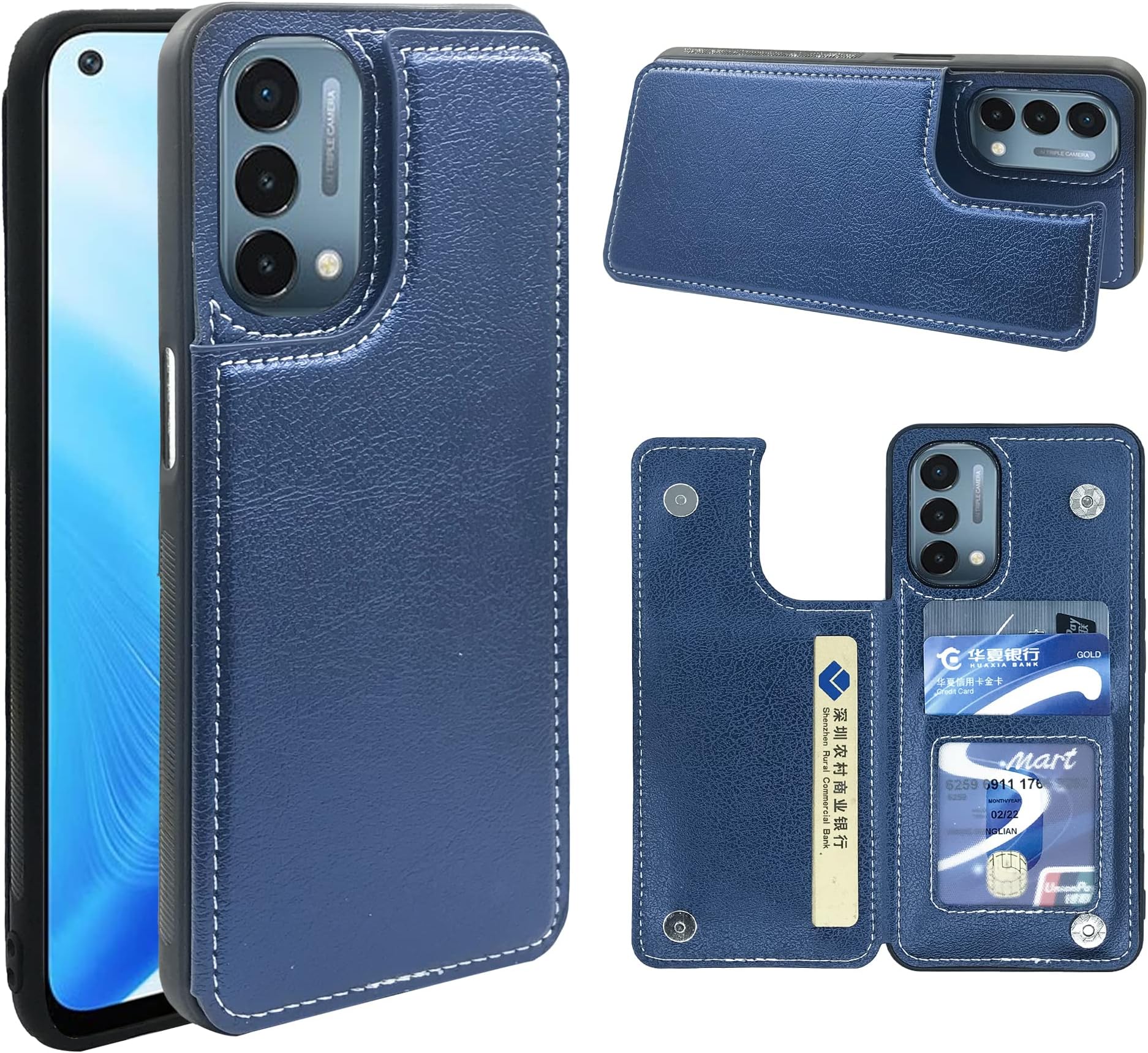 Amazon.com: Compatible with OnePlus Nord N200 5G Case with Leather ...