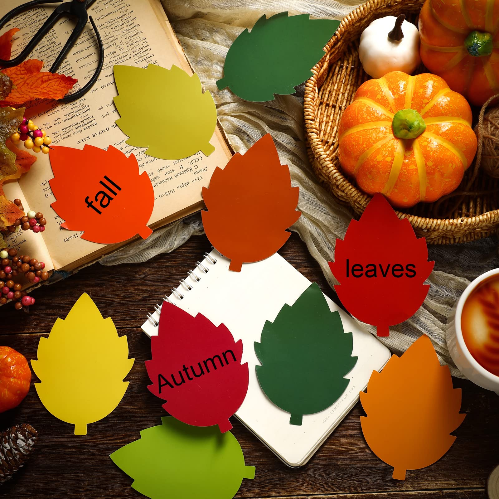 Snapklik.com : Geyee 108 Pcs Fall Leaf Cutouts For Bulletin Board ...