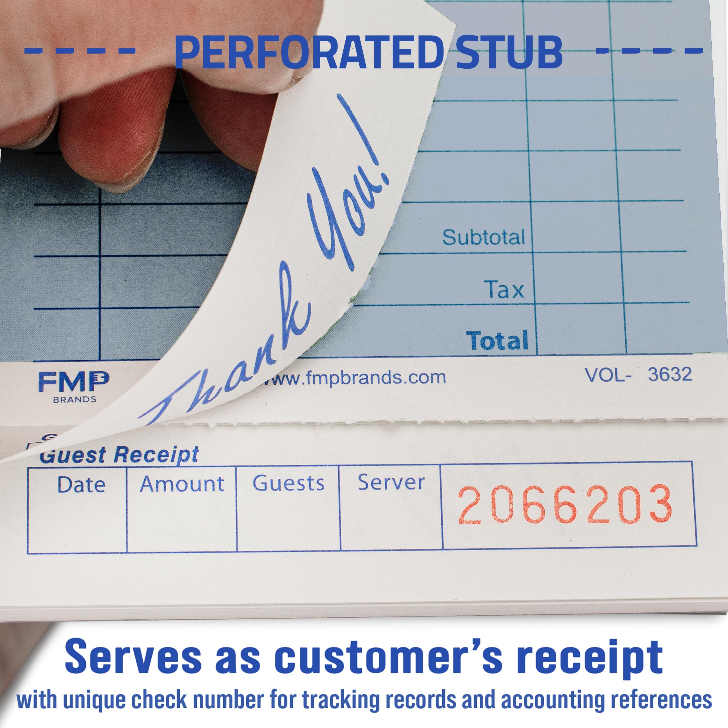 Restaurant Receipt Stub