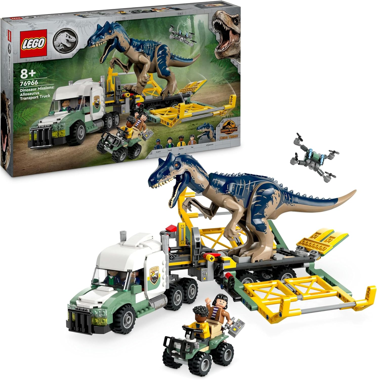 LEGO Jurassic World Missions Dinosaures : Le Camion de Transport de l ...