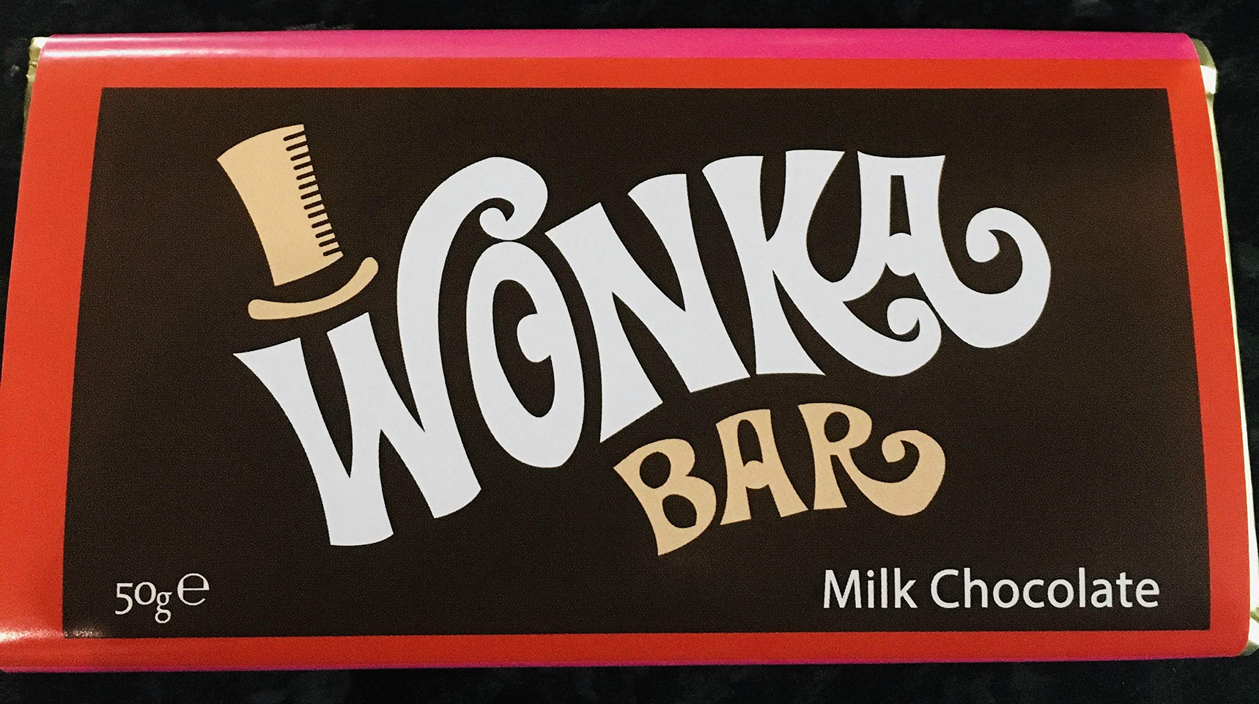 Willy Wonka Bar 50g Genuine Milk Chocolate With A Free I’ve Seen It