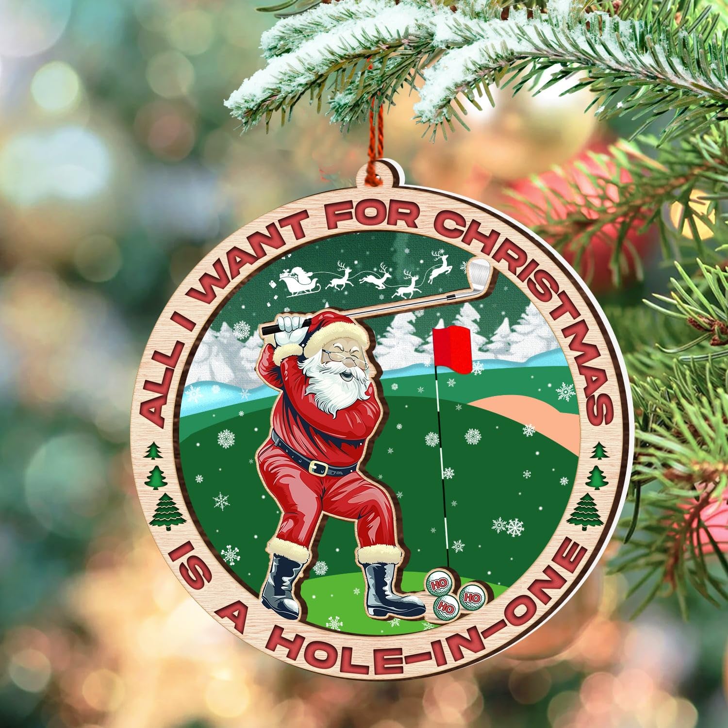 Amazon.com: Golf Ornament - Golf Christmas Ornament - Golf Ornaments ...