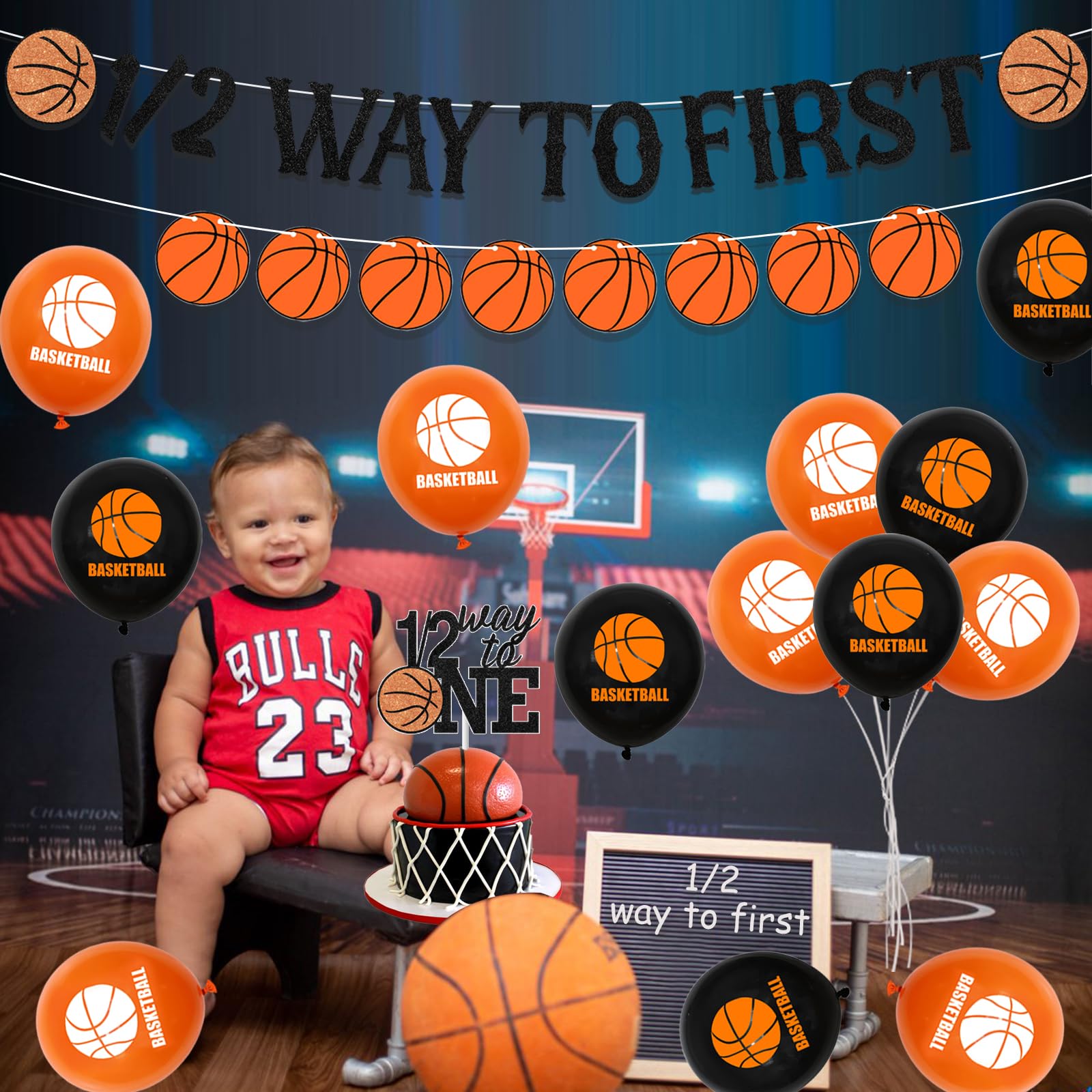 Basketball Birthday Decoration Ideas Basketball Baby Shower | Fun365