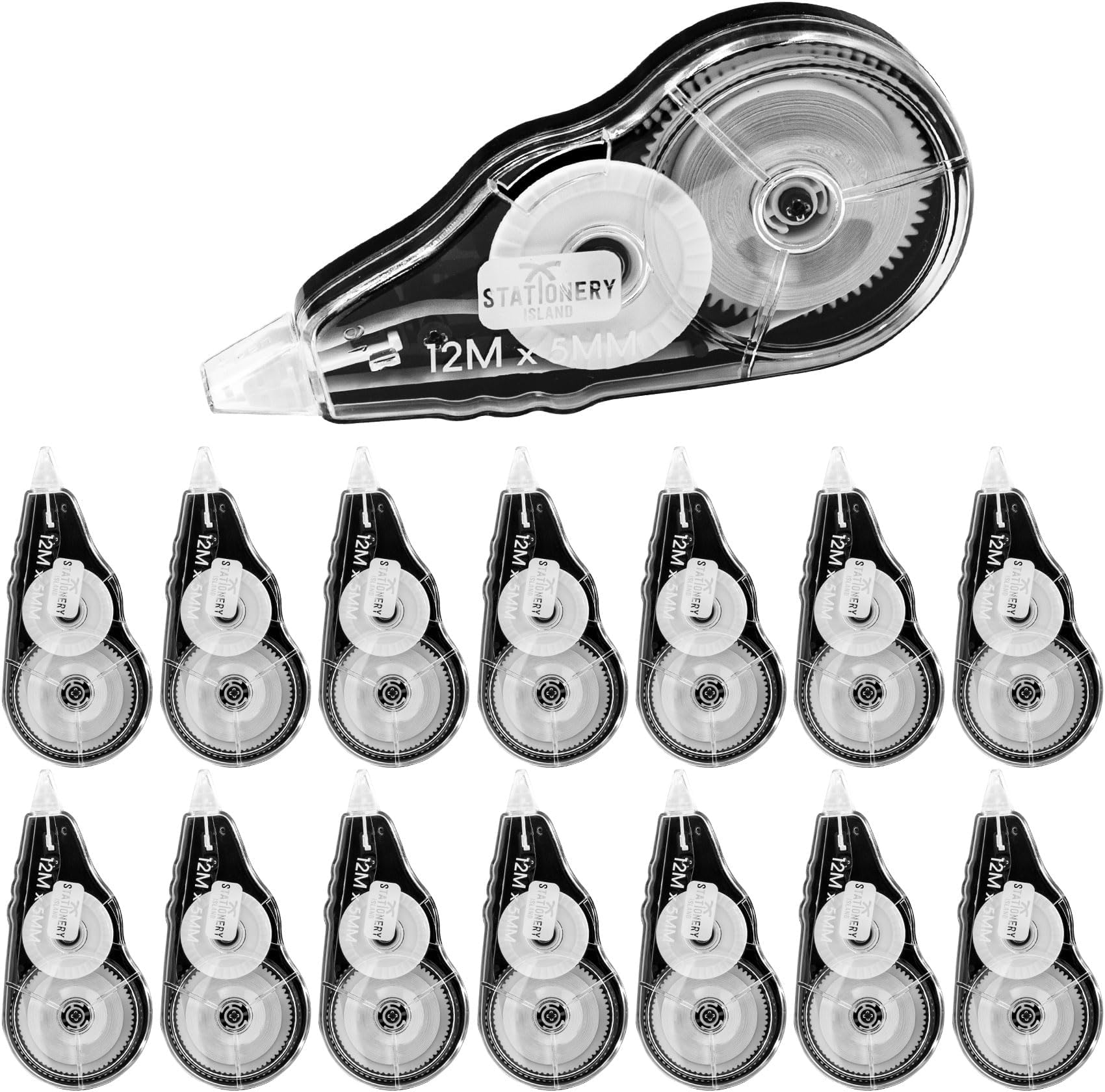 STATIONERY ISLAND Correction Tape 14Pcs, 12m x 5mm White Out Correction ...