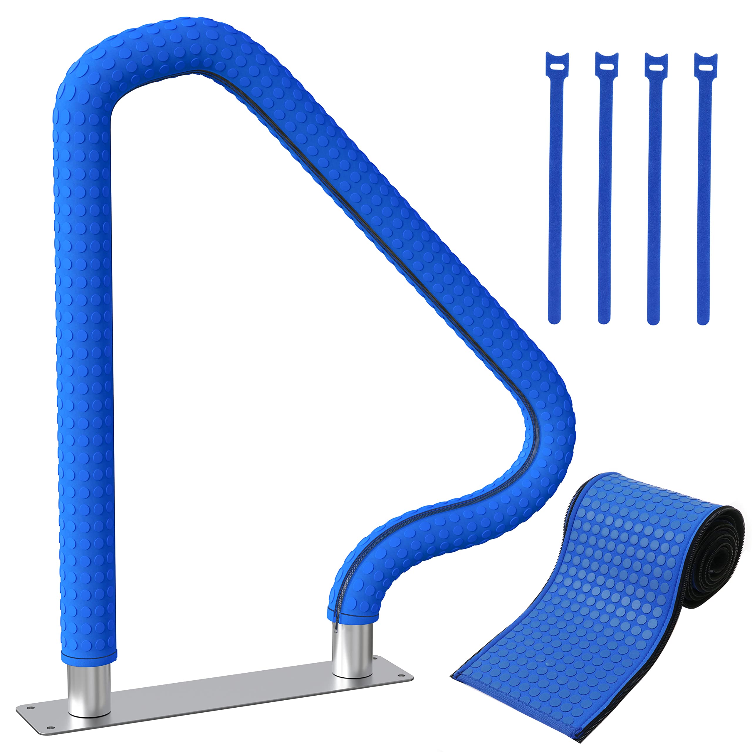 Snapklik.com : Raycity Non-Slip Pool Handrail Covers For Royal Blue ...