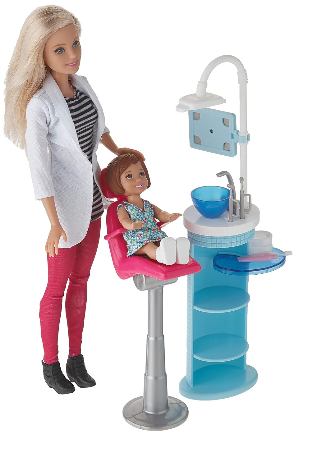Barbie Dentist Doll and Playset, Multi Color : Amazon.in: Toys & Games