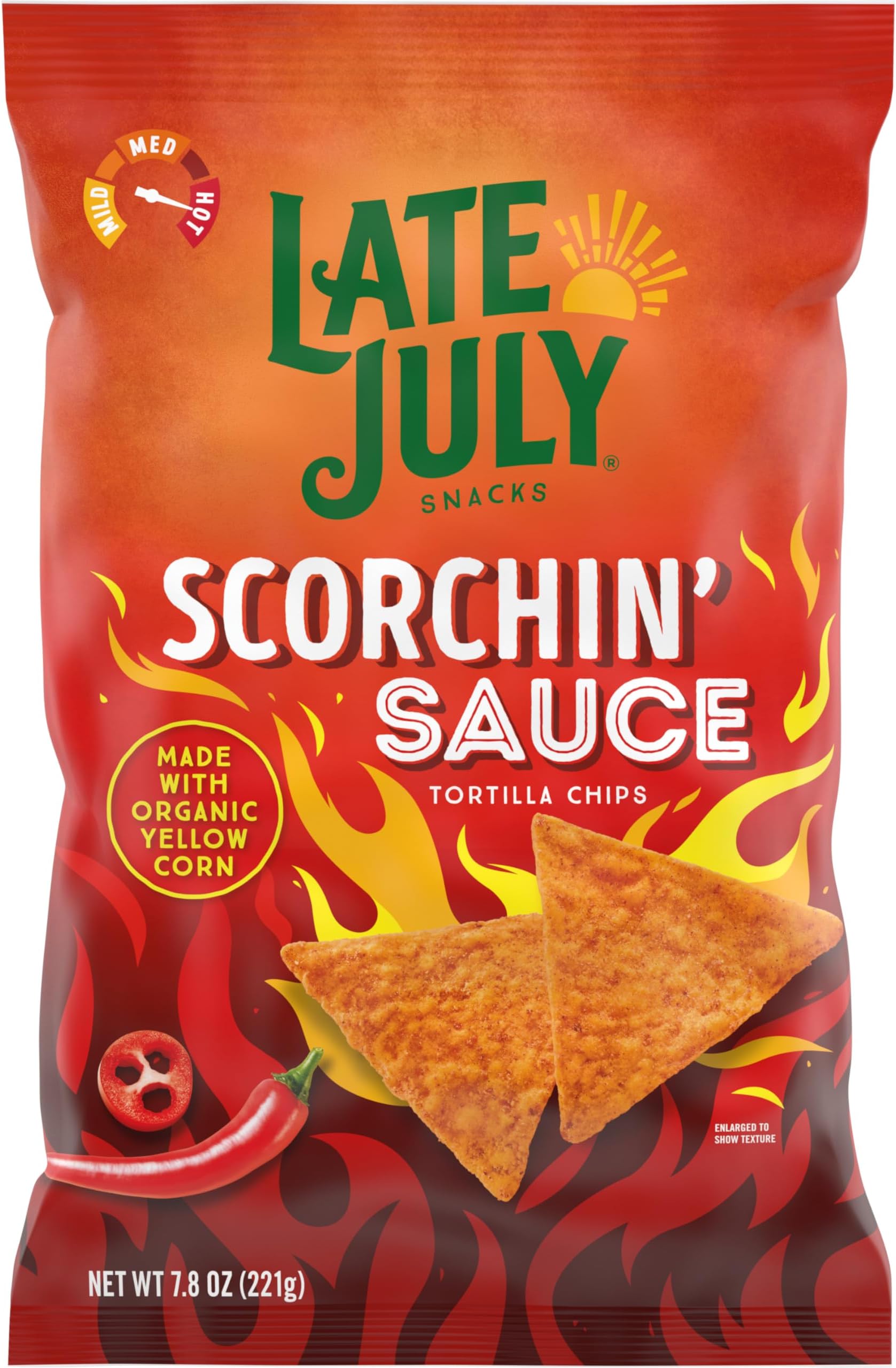 Amazon.com: Late July Snacks Thin and Crispy Organic Tortilla Chips ...