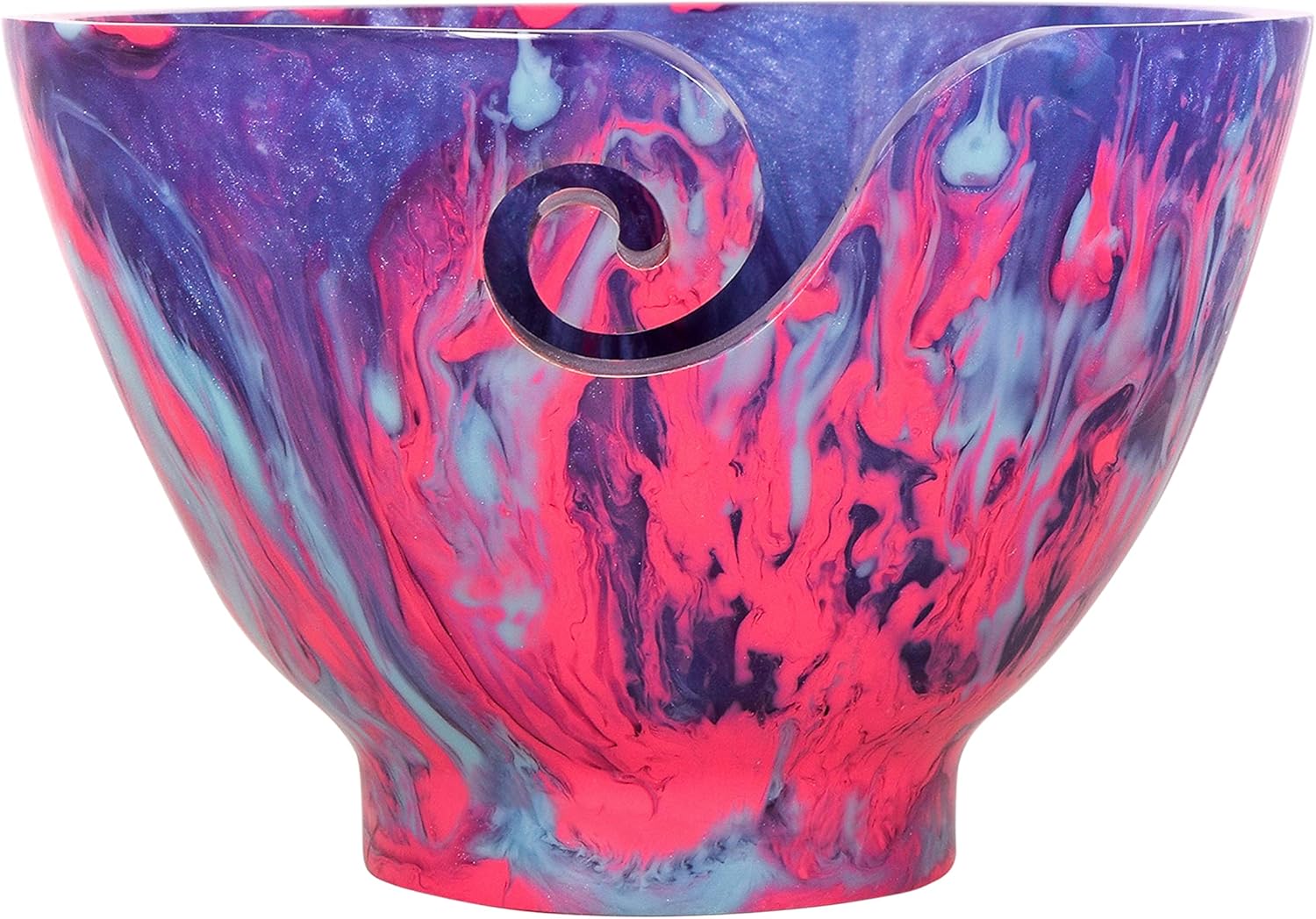 Ommi Handcrafted Resin Yarn Bowl, Knitting Wool Storage Bowl, Crochet ...