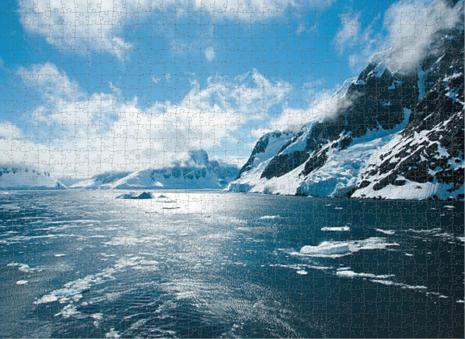 Amazon.com: 1000 Pieces Puzzle for Adults Mountains Scenic View ...