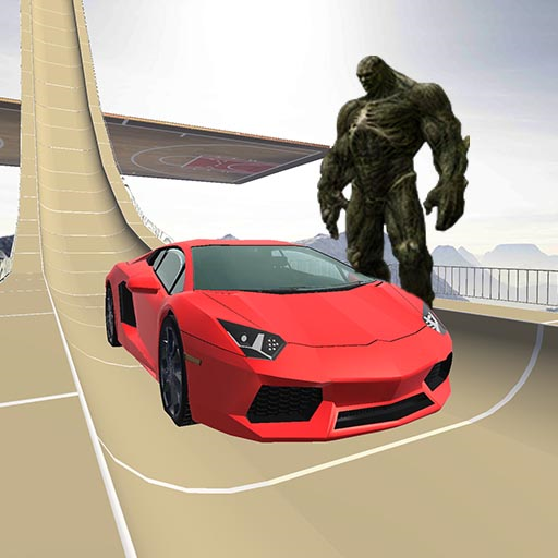 Heroes vs Monsters Super sports car stunts challenge, Scary and Horror ...