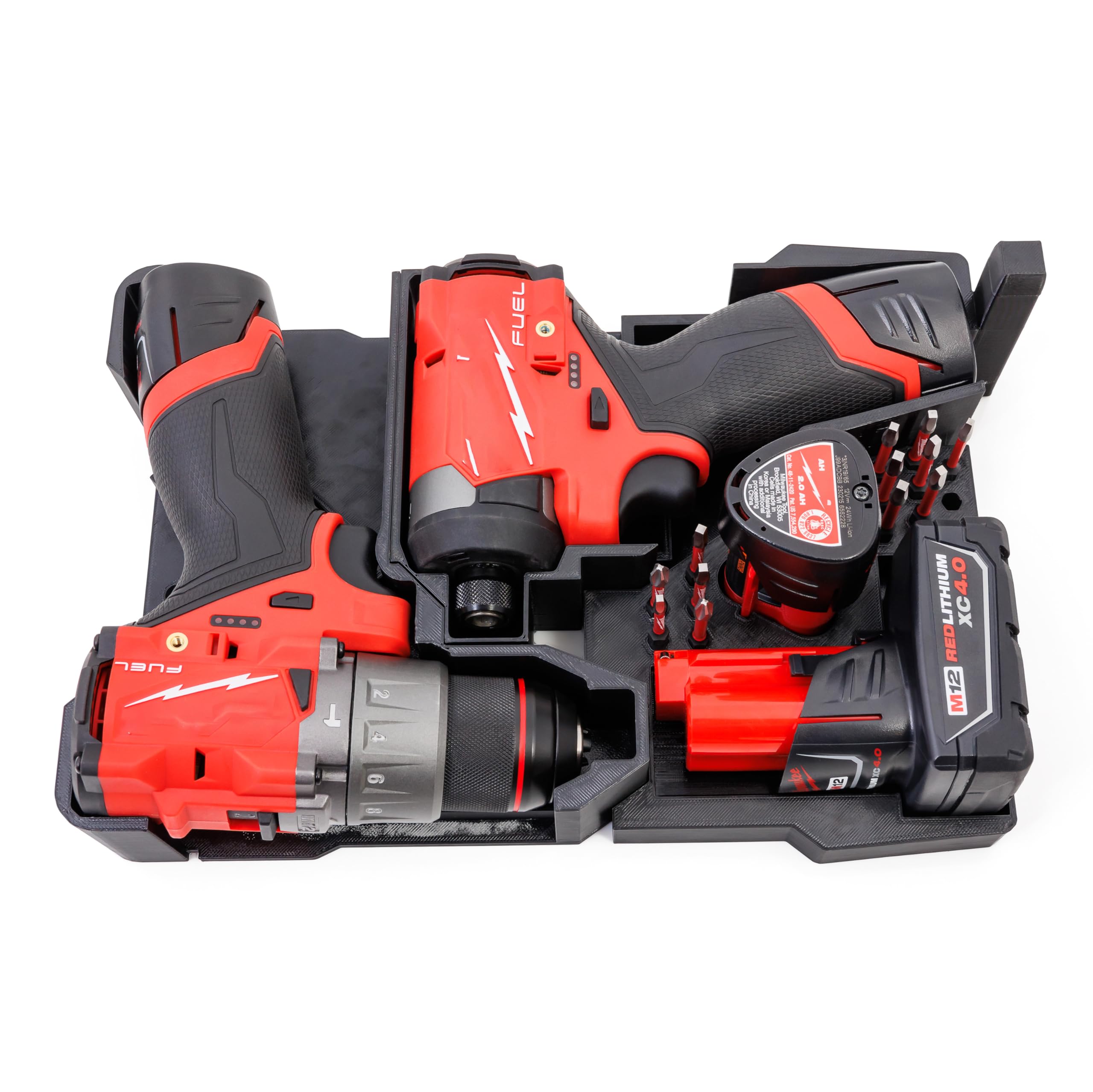 Organizer for Milwaukee M12 Fuel Drill Driver and Impact- Packout ...