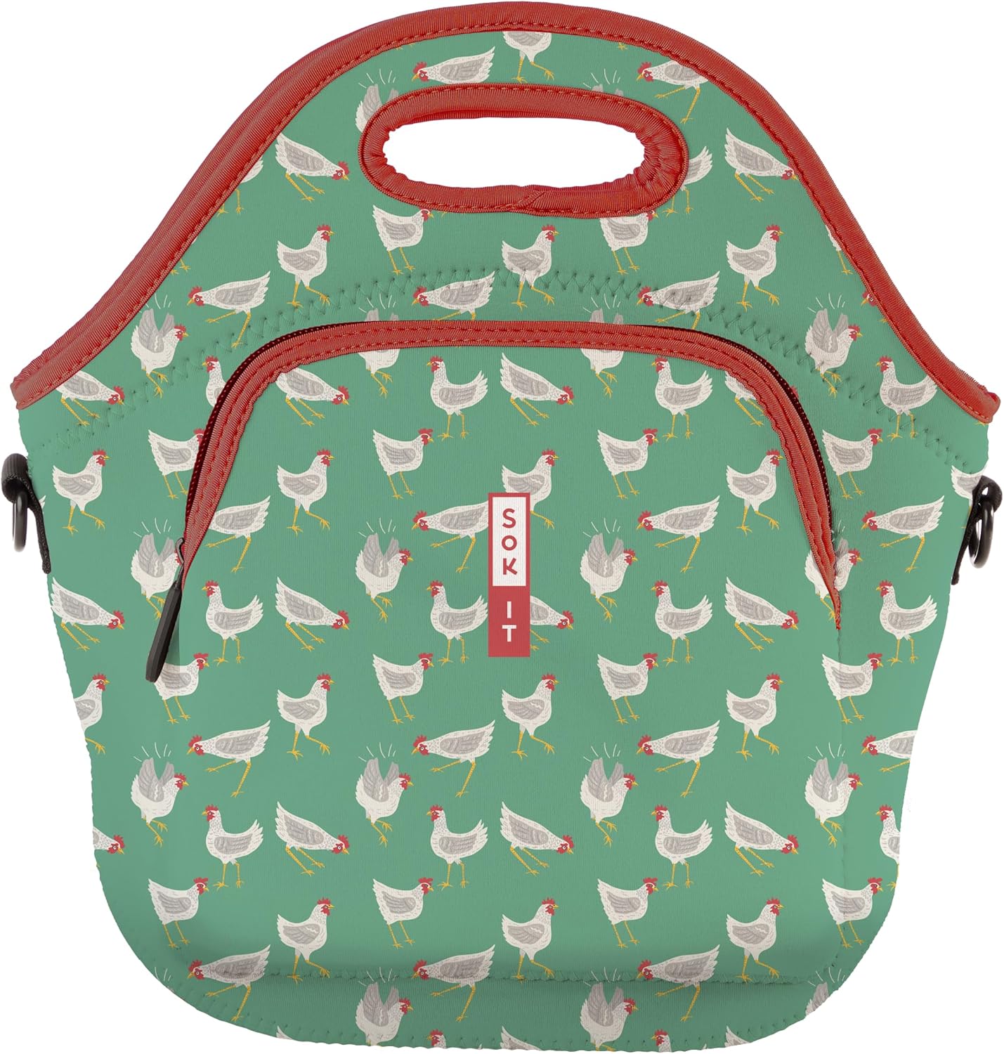 Amazon.com: Sok It LunchTote Zippered Bag Insulated Neoprene Caddy ...