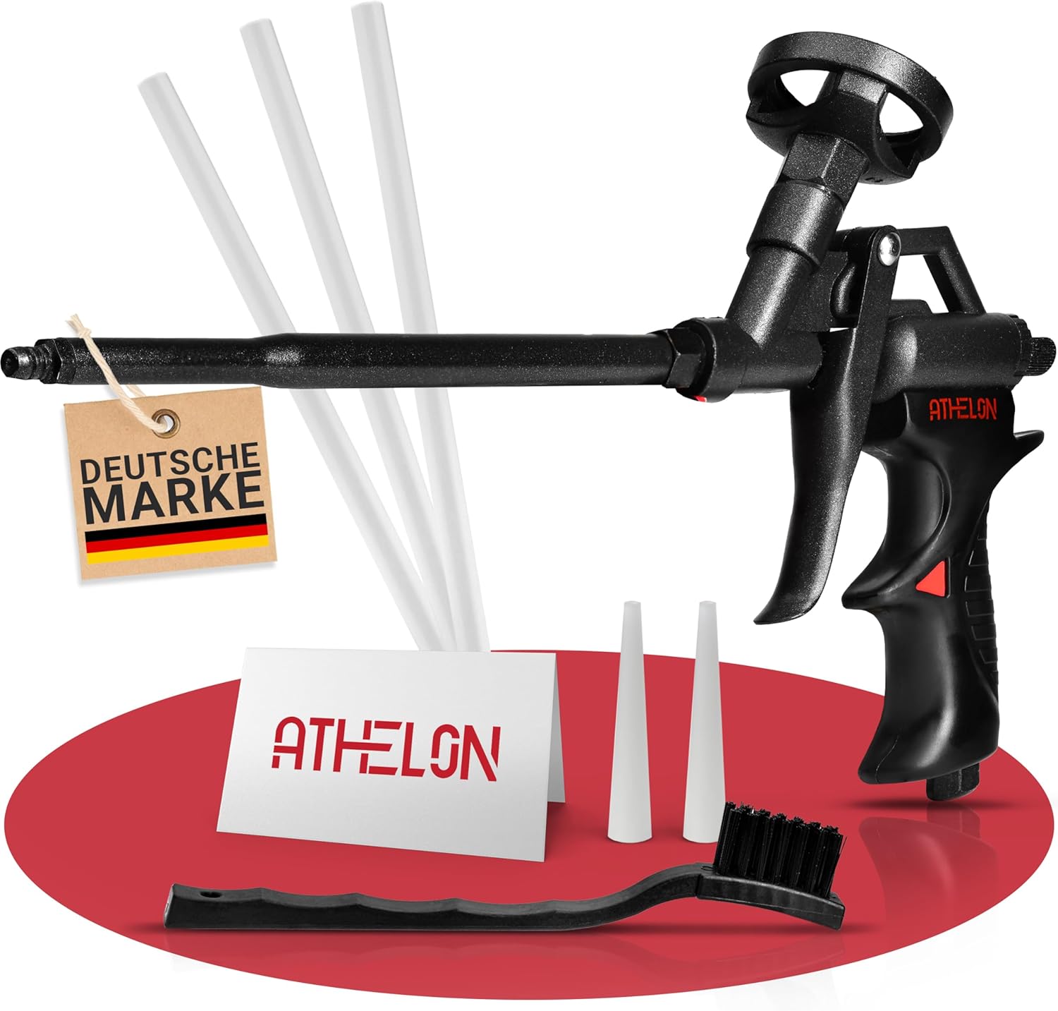 ATHELON® PU foam gun – ergonomic construction foam gun with Teflon ...