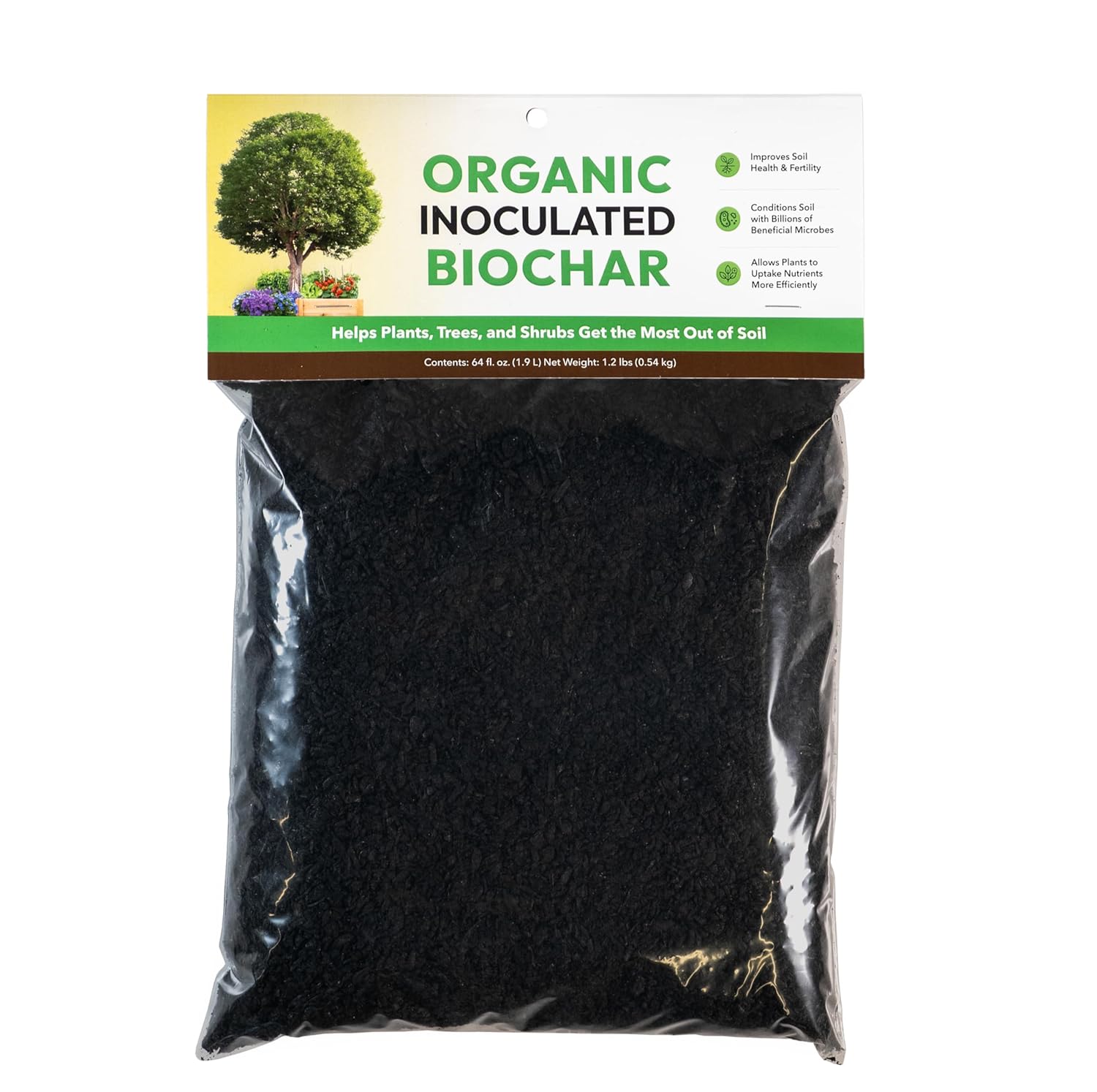 Amazon.com : Organic Inoculated Biochar: Helps Plants and Trees Get The ...