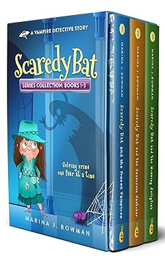 Scaredy Bat Books 1-3 Series Collection: Illustrated Vampire Detective ...