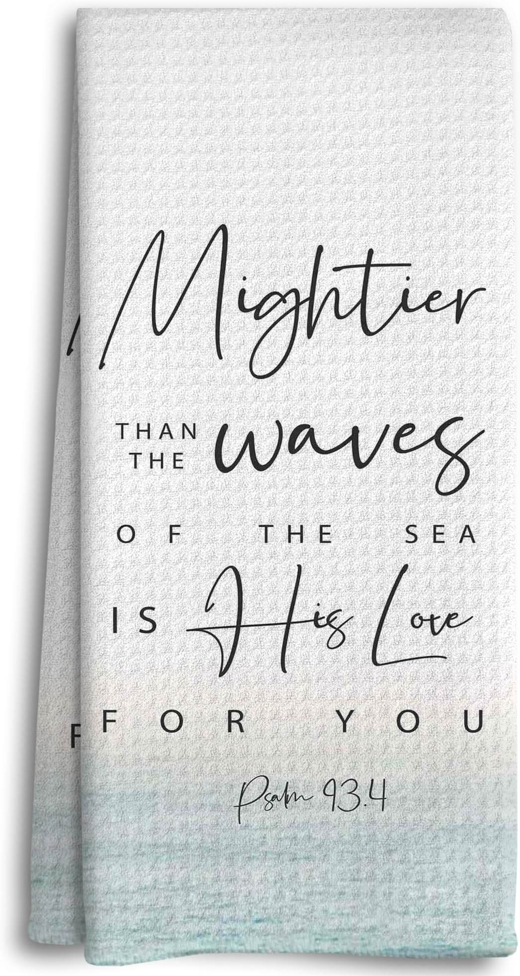 Amazon.com: Dwept Christian Kitchen & Bath Towels, Scripture Verse Hand ...
