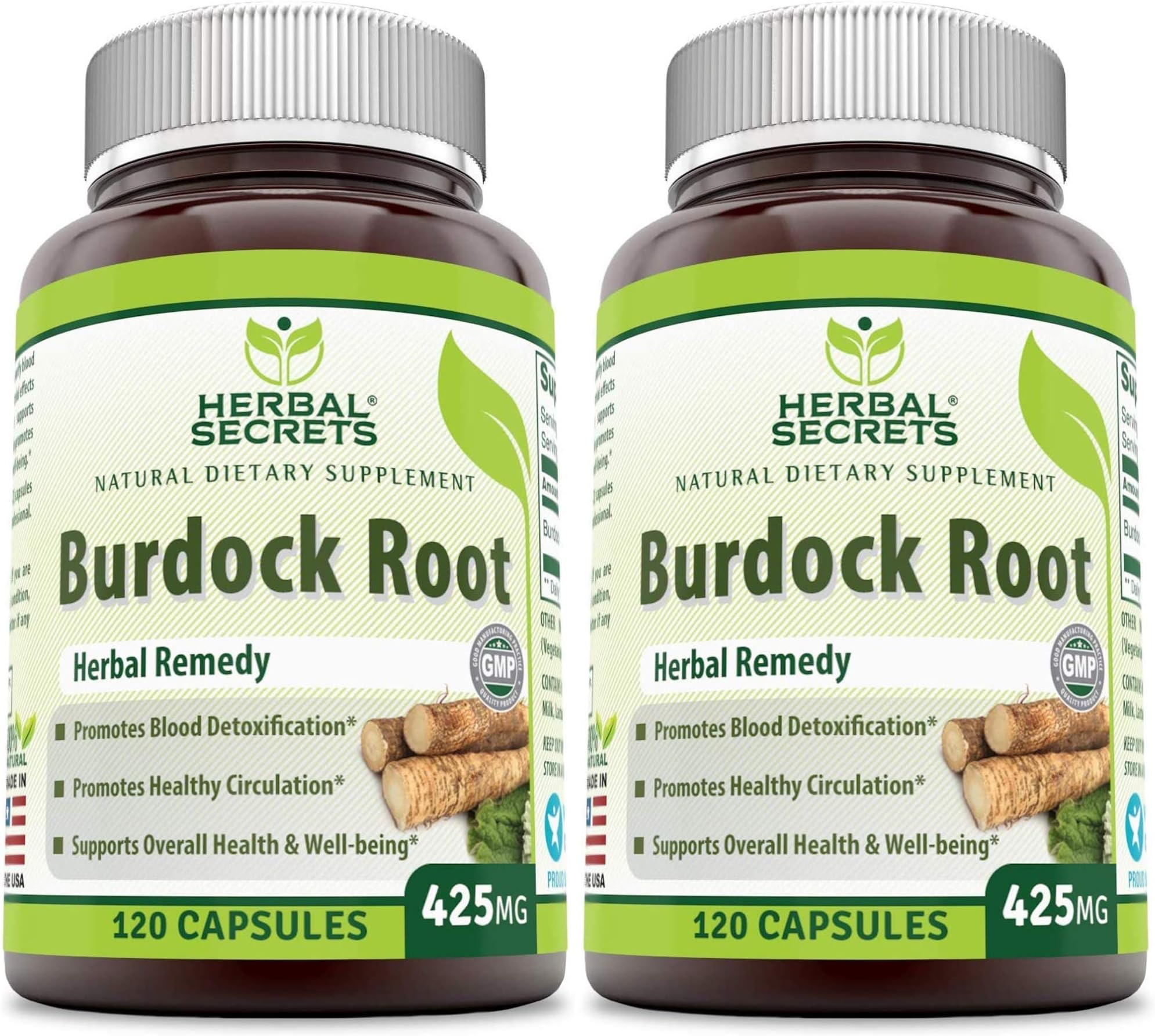 Amazon.com: Nature's Way Burdock Root 475 mg per capsule,100 Count ...