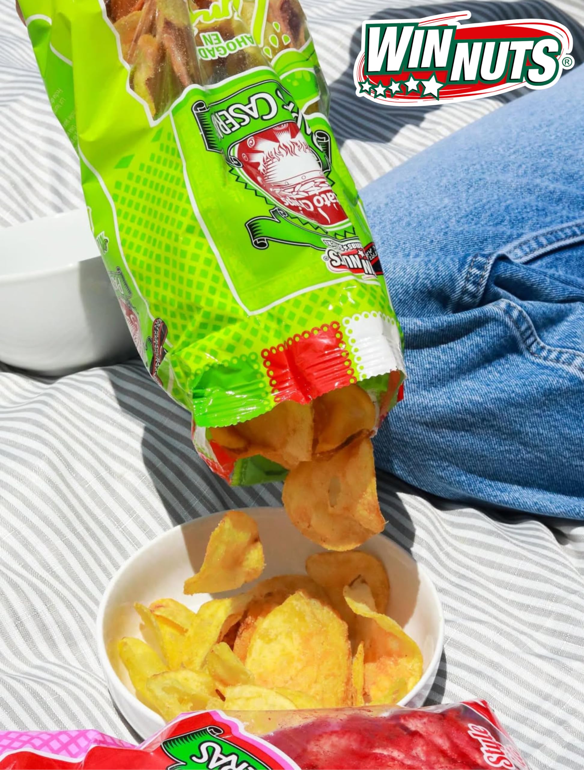 Snapklik.com : WINNUTS Lemon Kettle Chips (3 Pack, 5.6 Oz Each) Extra ...