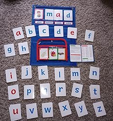 Amazon.com: Torlam Blends & Digraphs Pocket Chart, Onset Rime Phonics Games Sight Word Flash ...