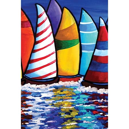 Amazon.com : Toland Home Garden Regatta 28 x 40 Inch Decorative ...