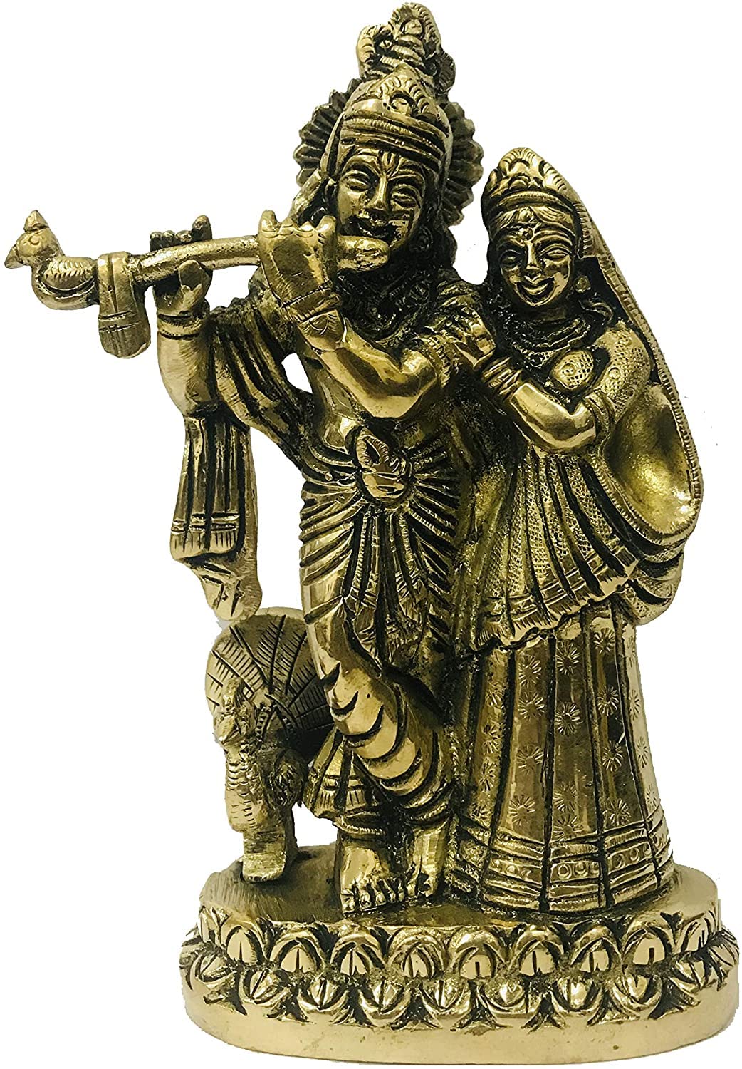 Buy TAAJOO Radha Krishna Statue Super Finishing Laddu Gopal Gopi Kanha ...