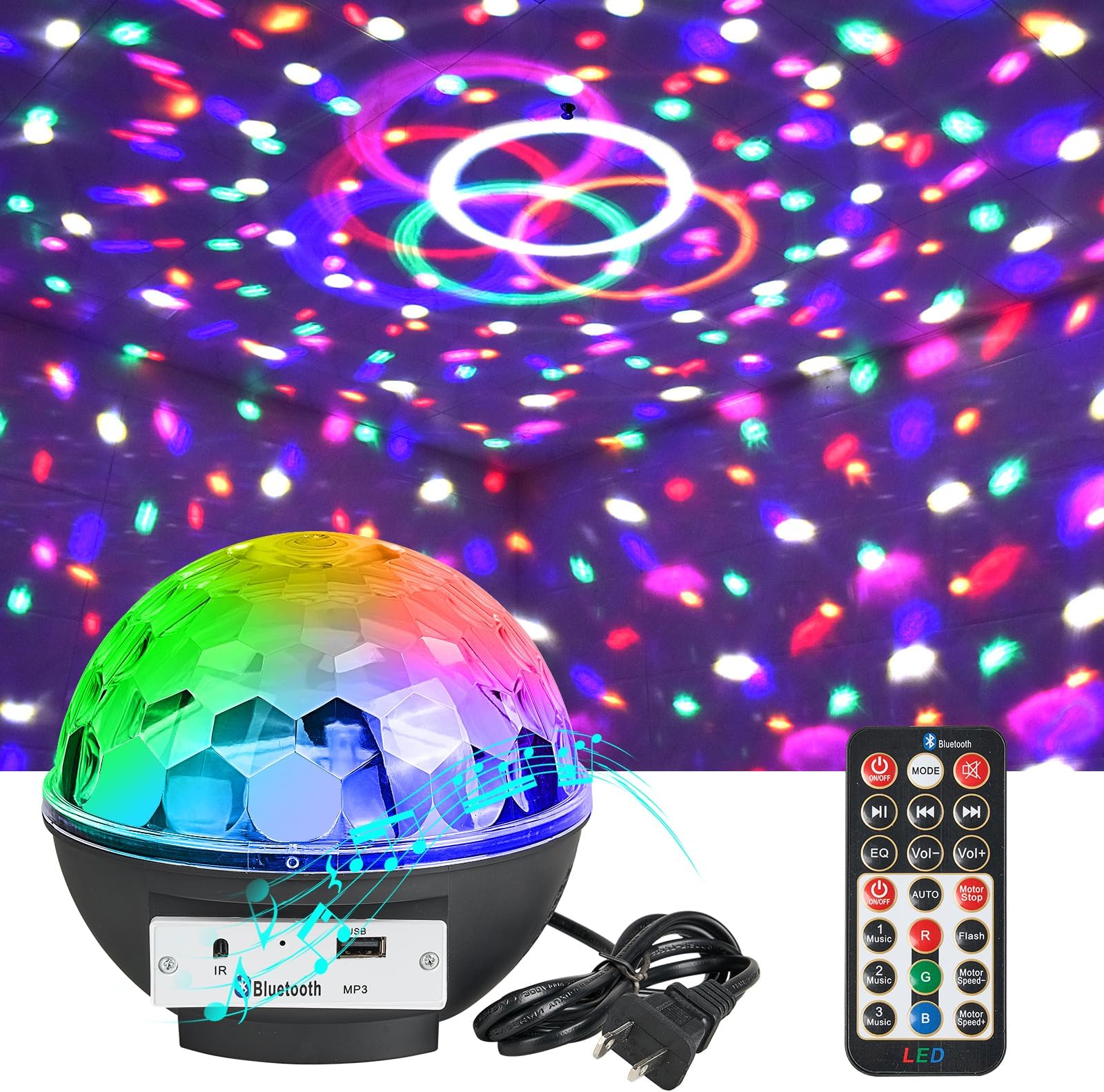 Amazon.com: ION Party Starter Portable Bluetooth Speaker With Built-In ...