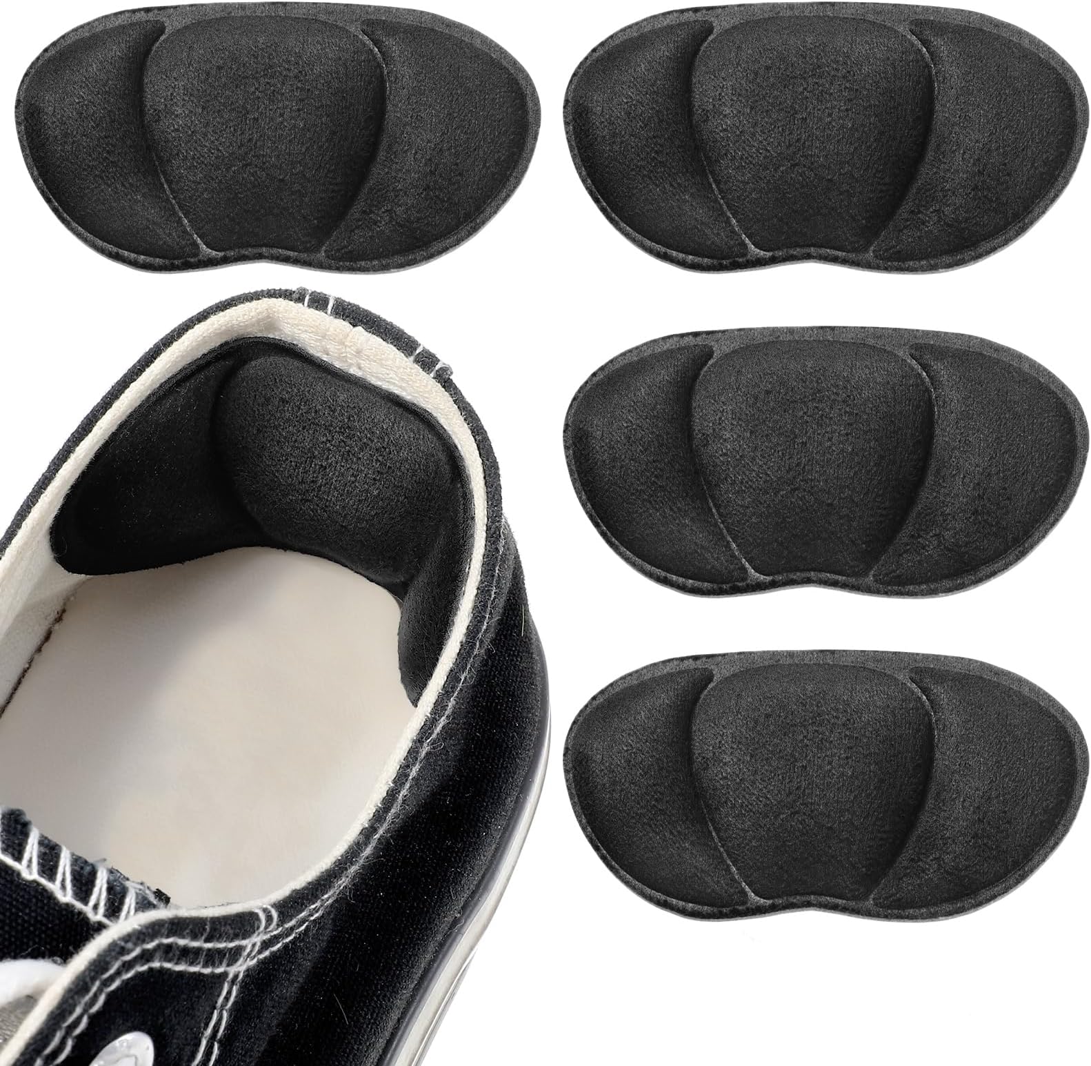 Amazon.com: Dr.Foot Heel Grips for Men and Women, Self-Adhesive Heel ...