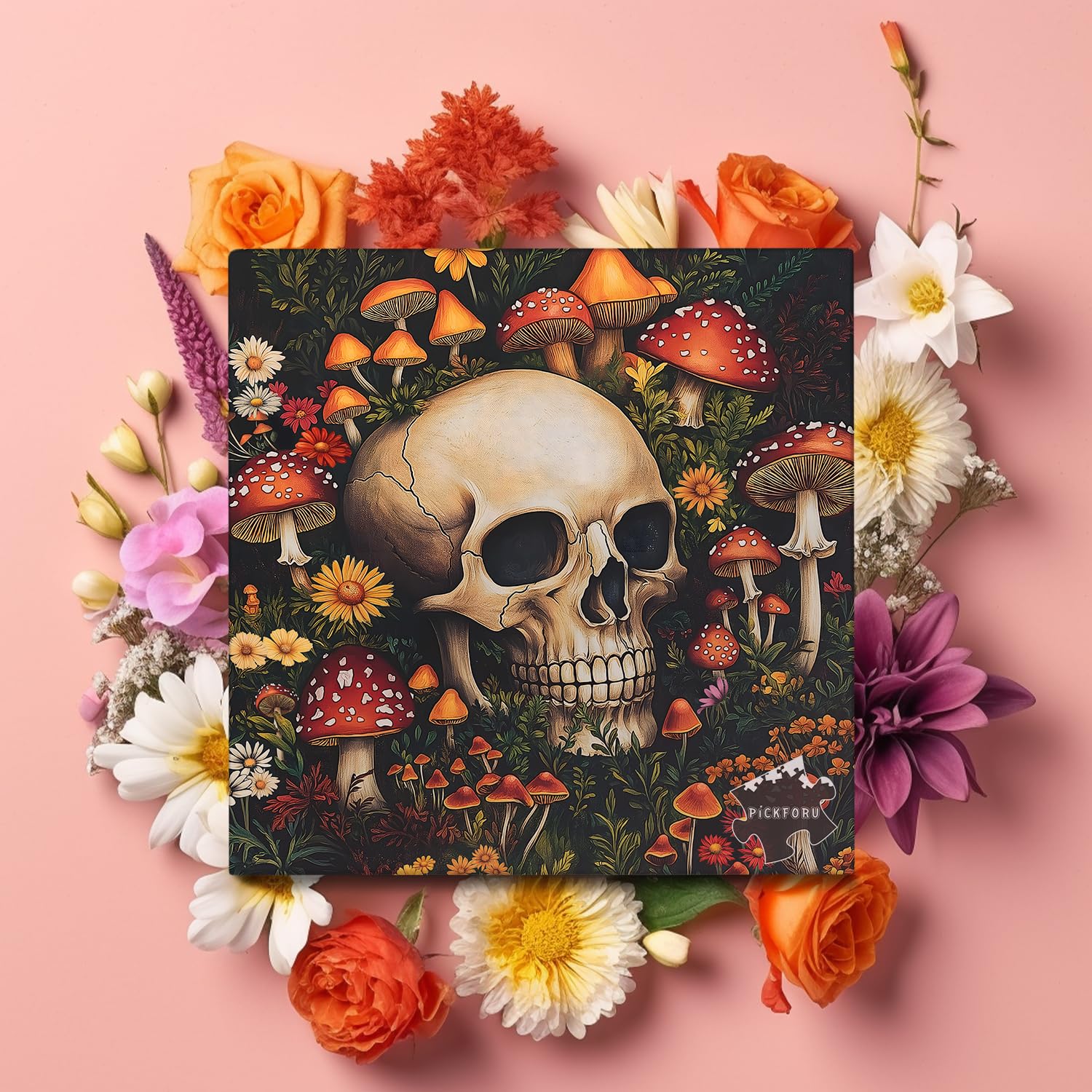 Snapklik.com : Vintage Mushroom 1000 Piece Puzzle For Adults, Horror ...