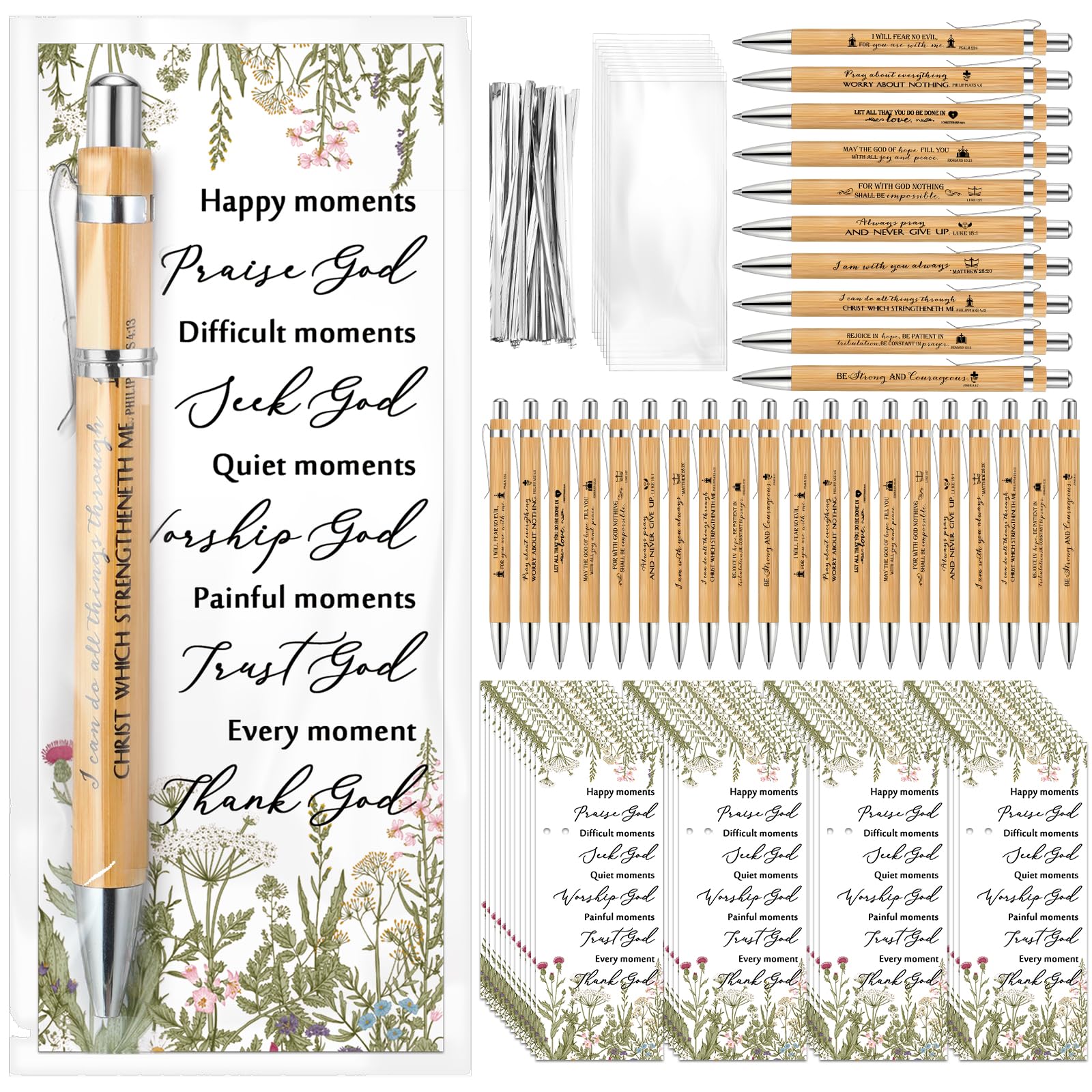 Amazon.com: Chivertion 50 Set Christian Religious Gifts Bulk Include ...