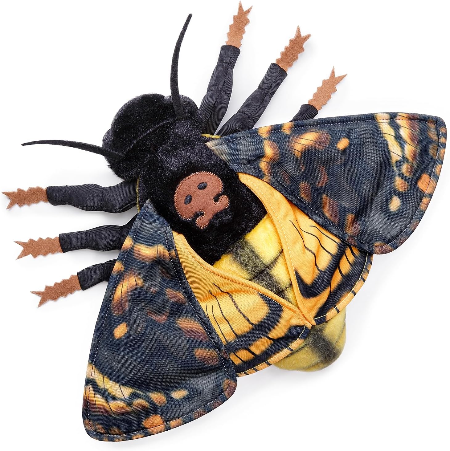 Amazon.com: FRANKIEZHOU Simulation Deaths Head Hawk Moth Stuffed Animal ...