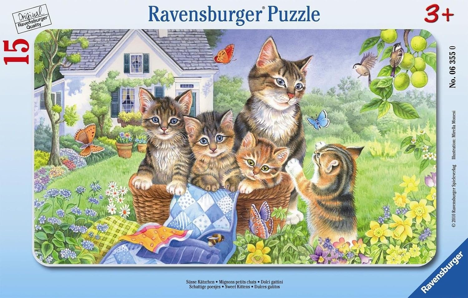 Amazon.com: Ravensburger Cute Kittens Jigsaw Puzzle (15 Piece) : Toys ...